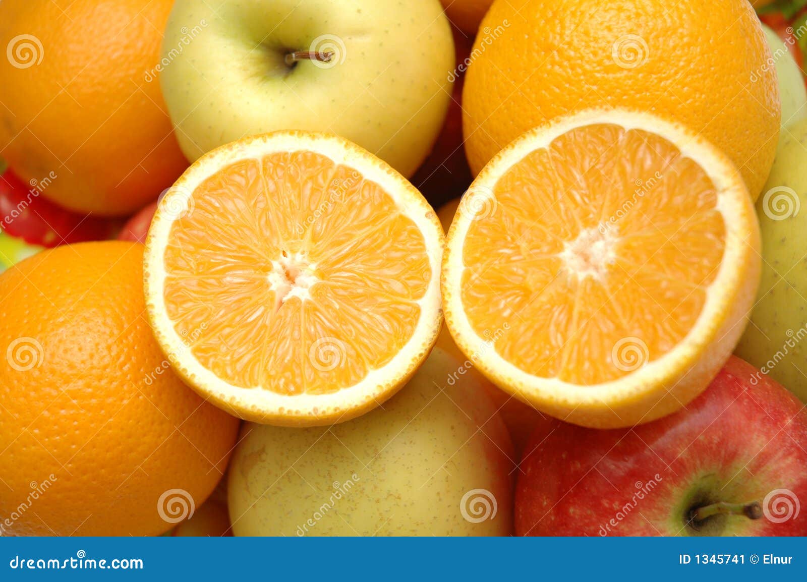 Varias frutas imagen de archivo. Imagen de aislado, manzana - 1345741