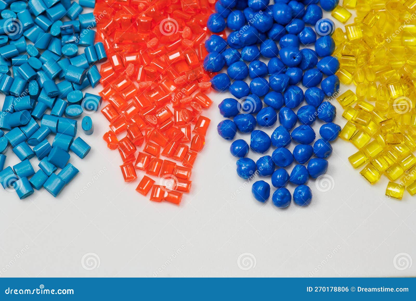 Colored Plastic Resins in Laboratory Stock Photo - Image of vitro ...