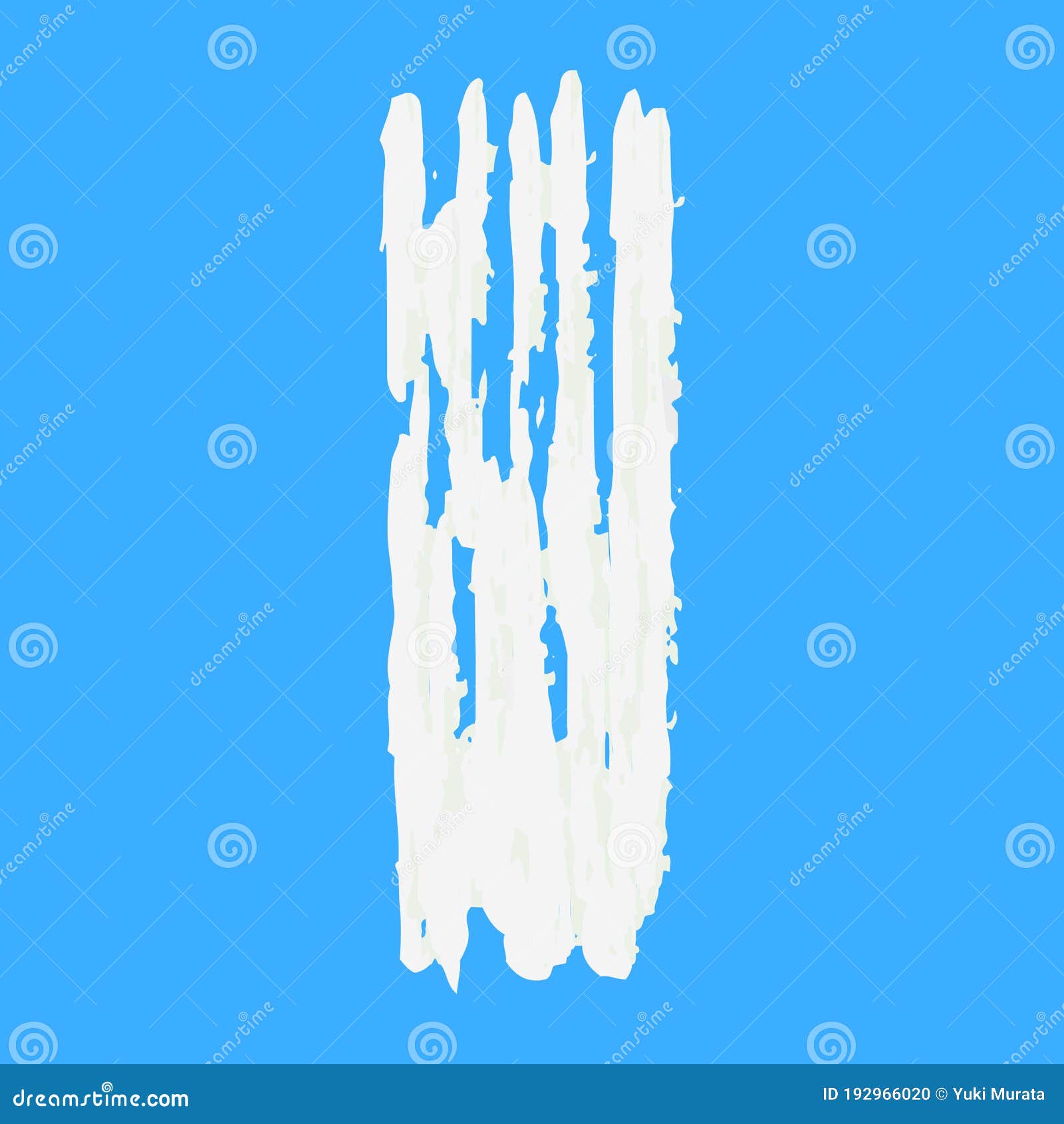 Variation of Handwritten Vertical White Brush Line Stock Vector ...