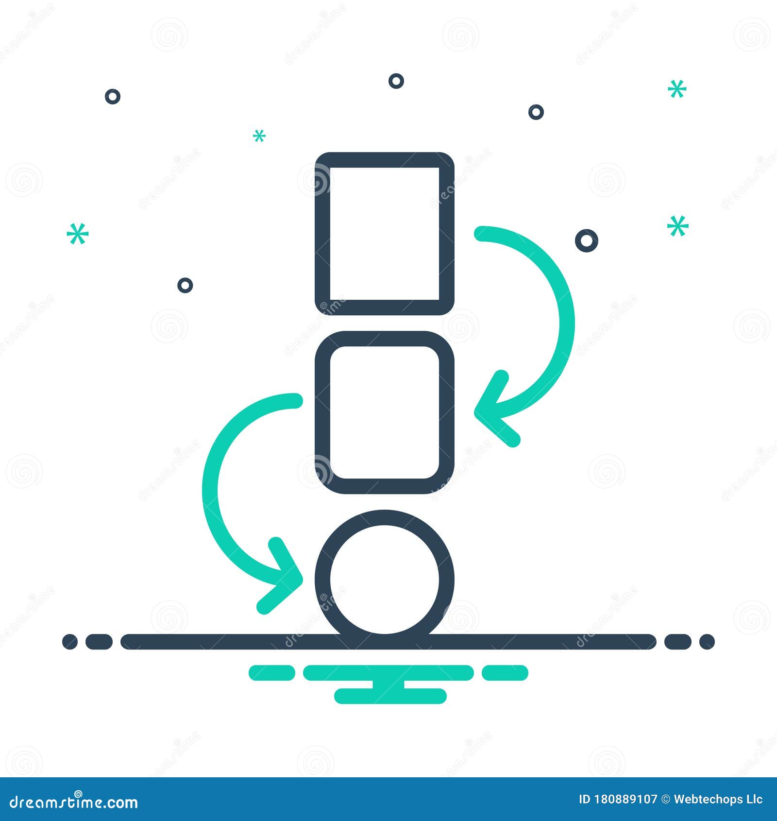 Mix Icon for Variation, Transform and Transformation Stock Vector ...