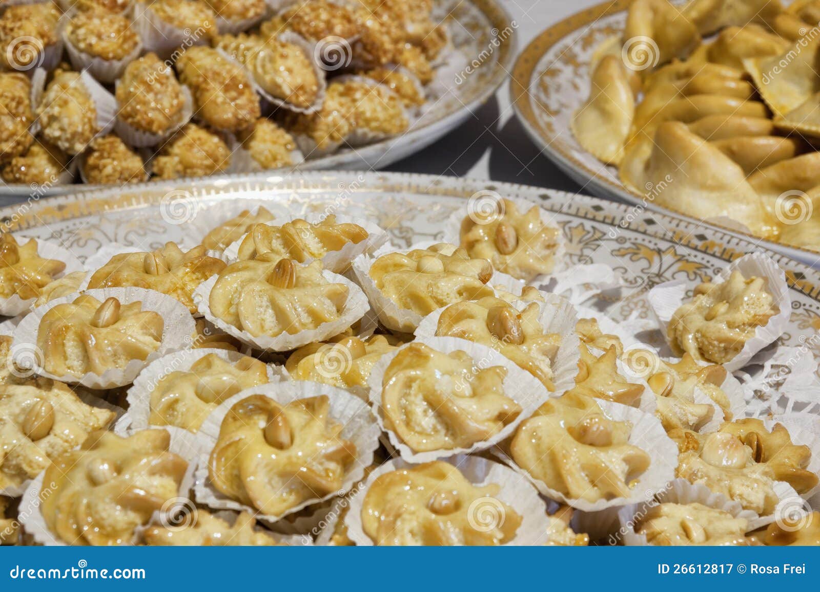 Variation of Moroccan Pastries. Stock Image - Image of sweet, pastry ...