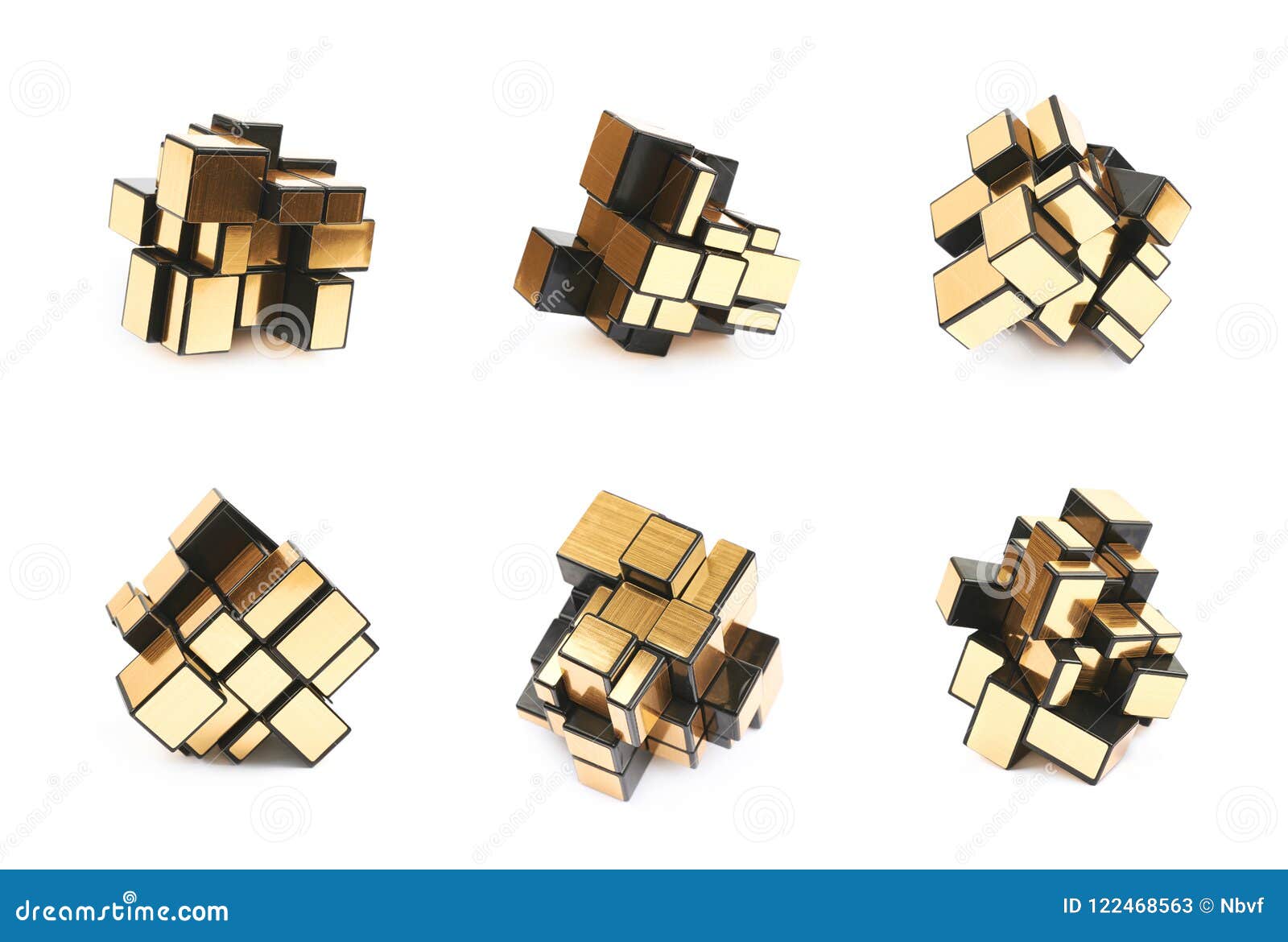 Variation of a puzzle cube stock image. Image of solved - 122468563