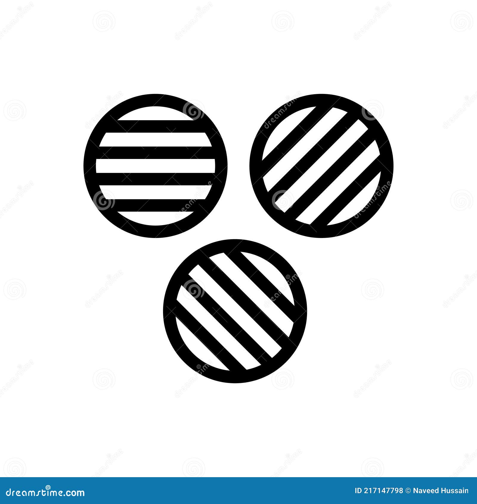 Discrepancy Icon Of 3 Types Color, Black And White, Outline. Isolated ...