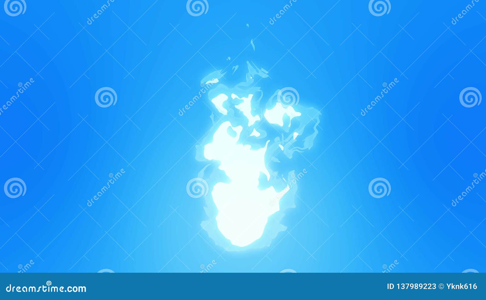 Steam Cloud Animation. Cartoon White Smoke Animation, Fog Loop ...