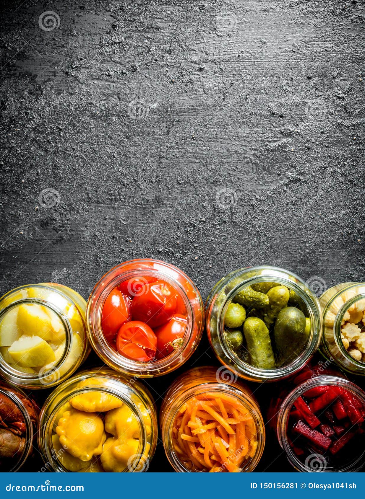 Variations of Jar of Preserved Food Stock Image - Image of variety ...