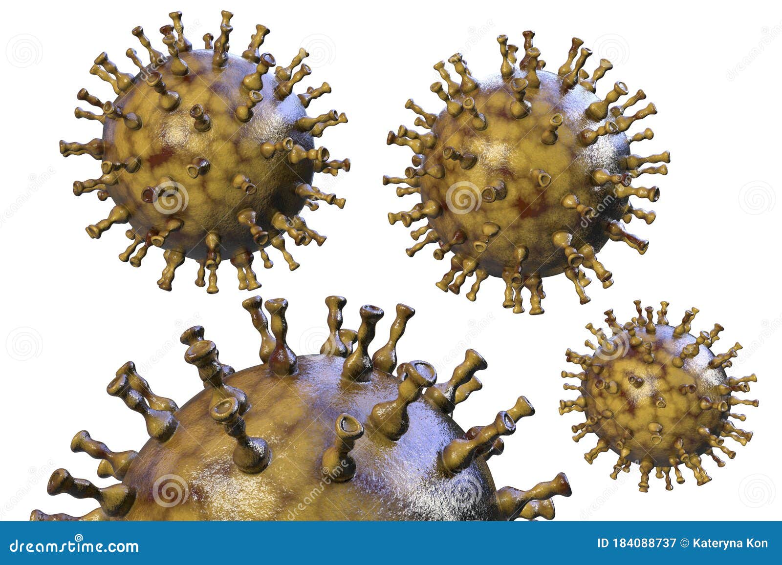 Varicella Zoster or Chickenpox Virus Stock Illustration - Illustration ...