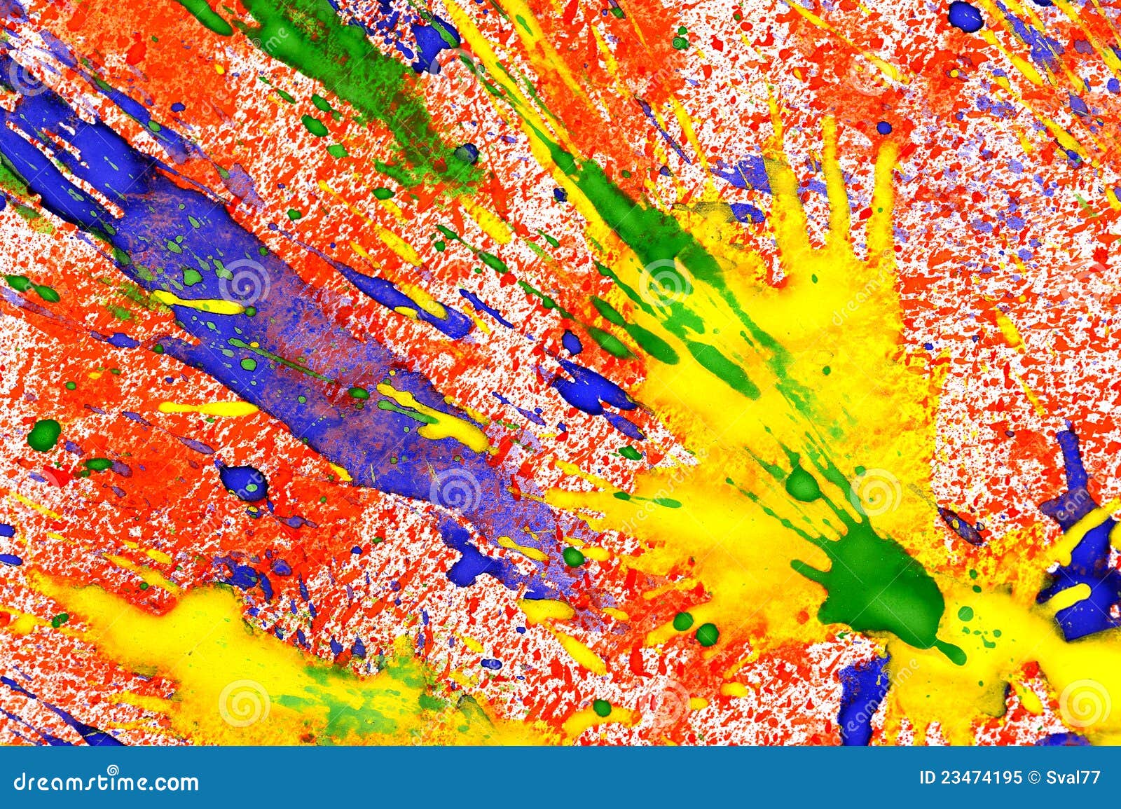 Varicolored drops on paper stock image. Image of handwritten - 23474195