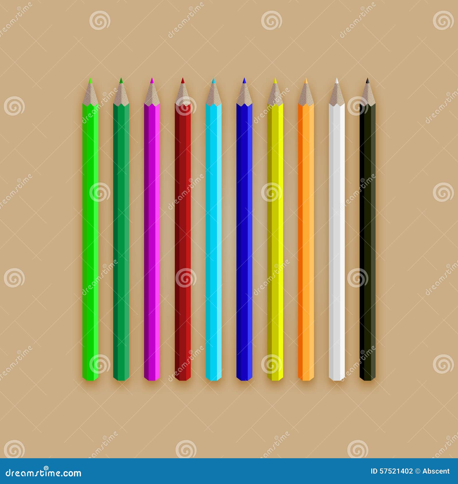 Long Pencil Royalty-Free Stock Photo | CartoonDealer.com #10970361