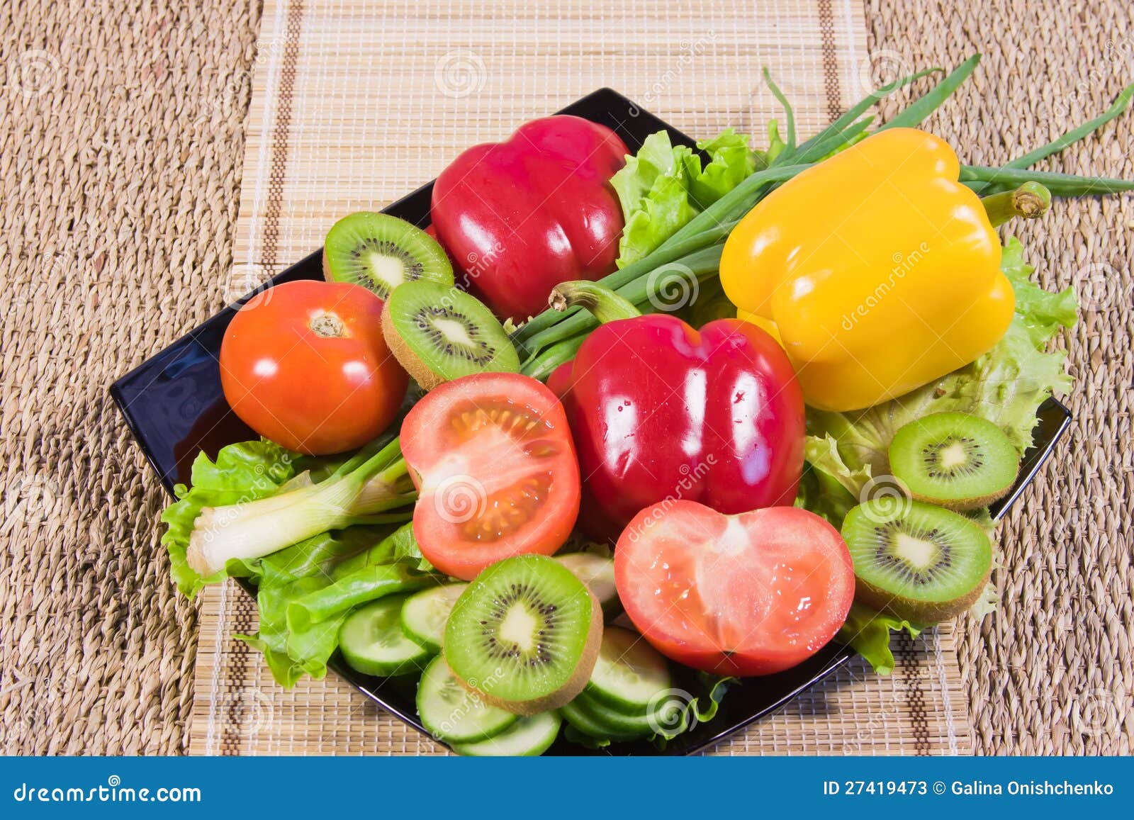 Varicoloured Fruit and Vegetables Stock Image - Image of plait ...