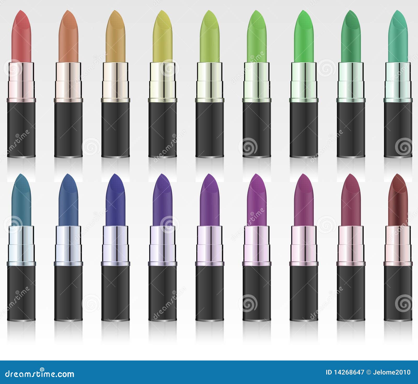 Varicoloured pomatum stock vector. Illustration of black - 14268647