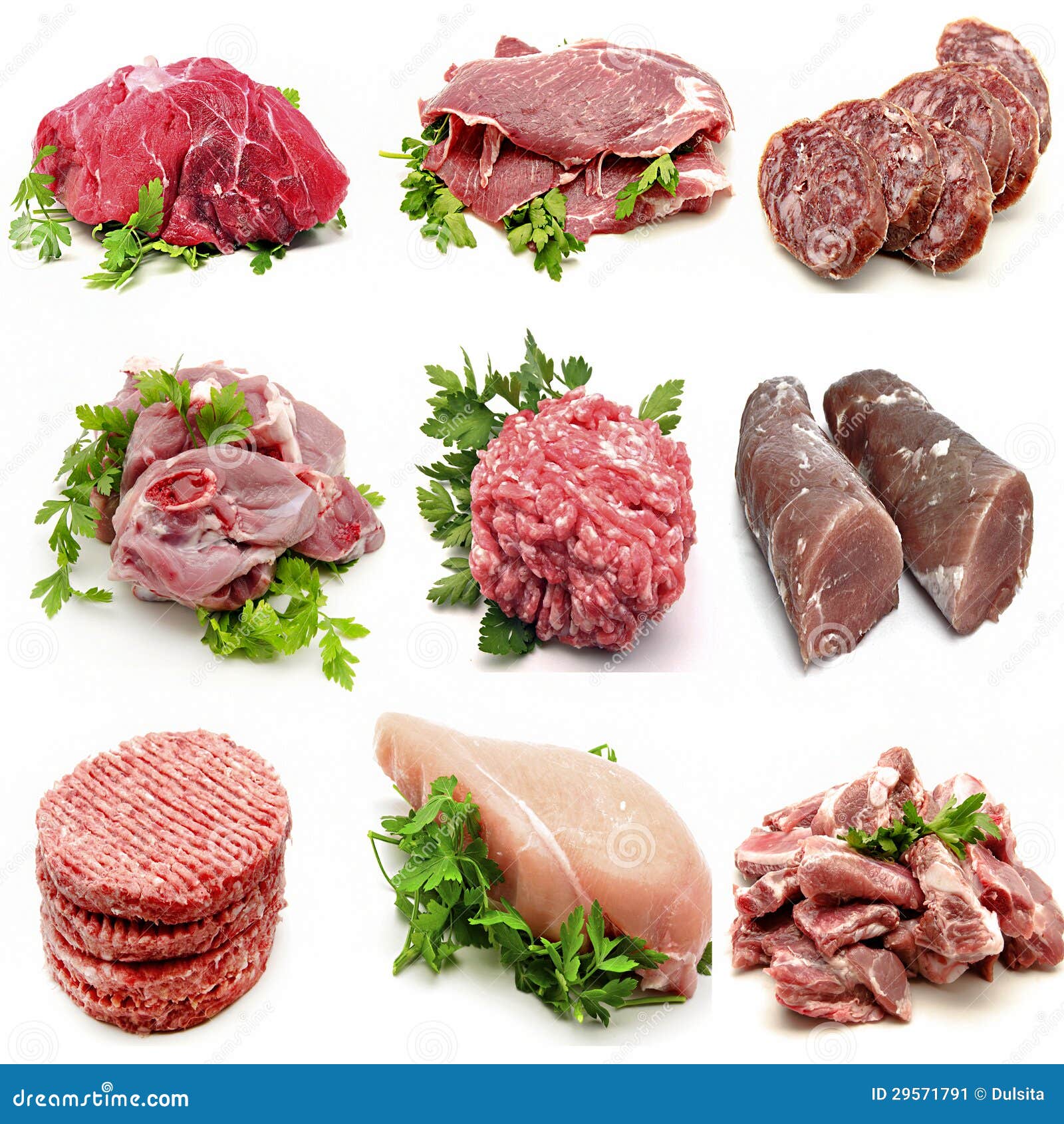 Varie carni murale immagine stock. Immagine di muscolo - 29571791