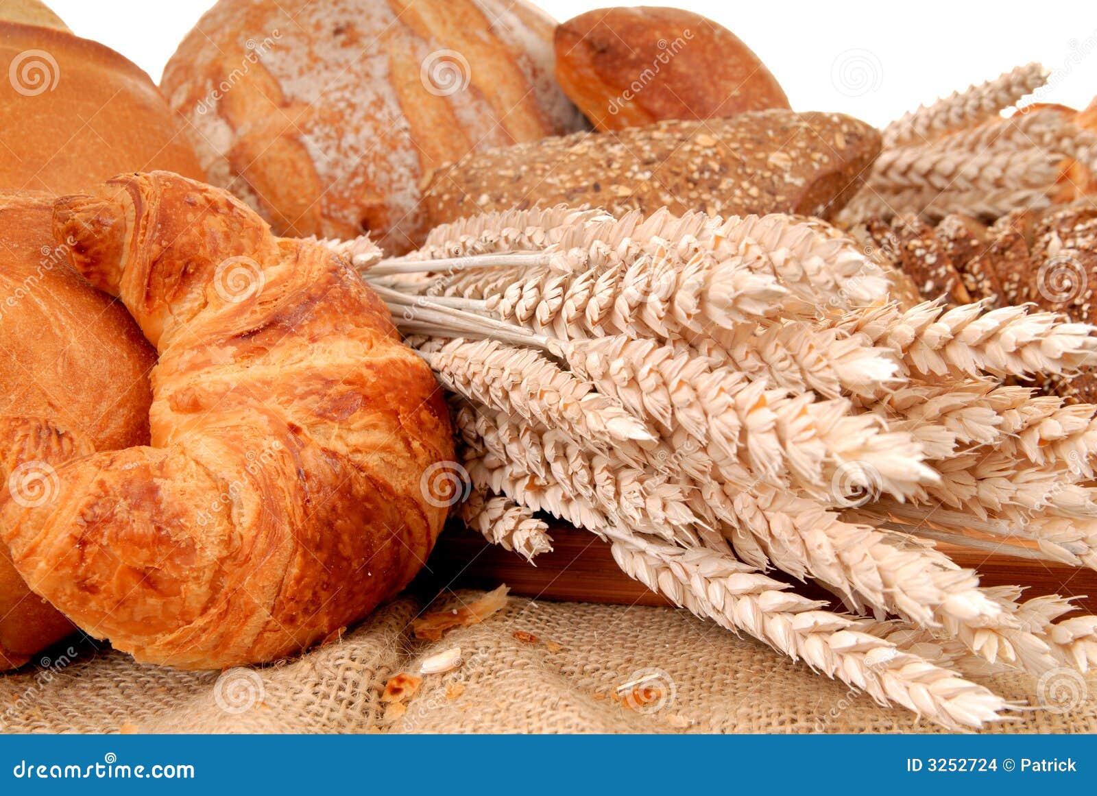 Varied bread display stock photo. Image of nutrition, crust - 3252724