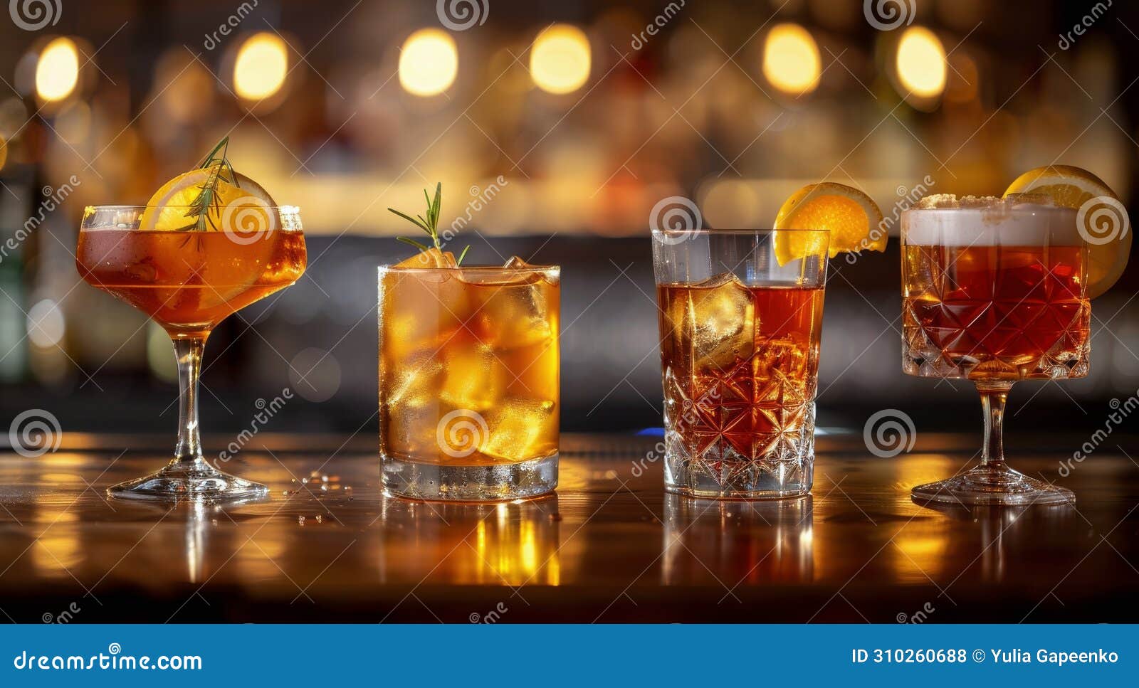 Varied Drinks Spread on Table Stock Photo - Image of choice, bottles ...