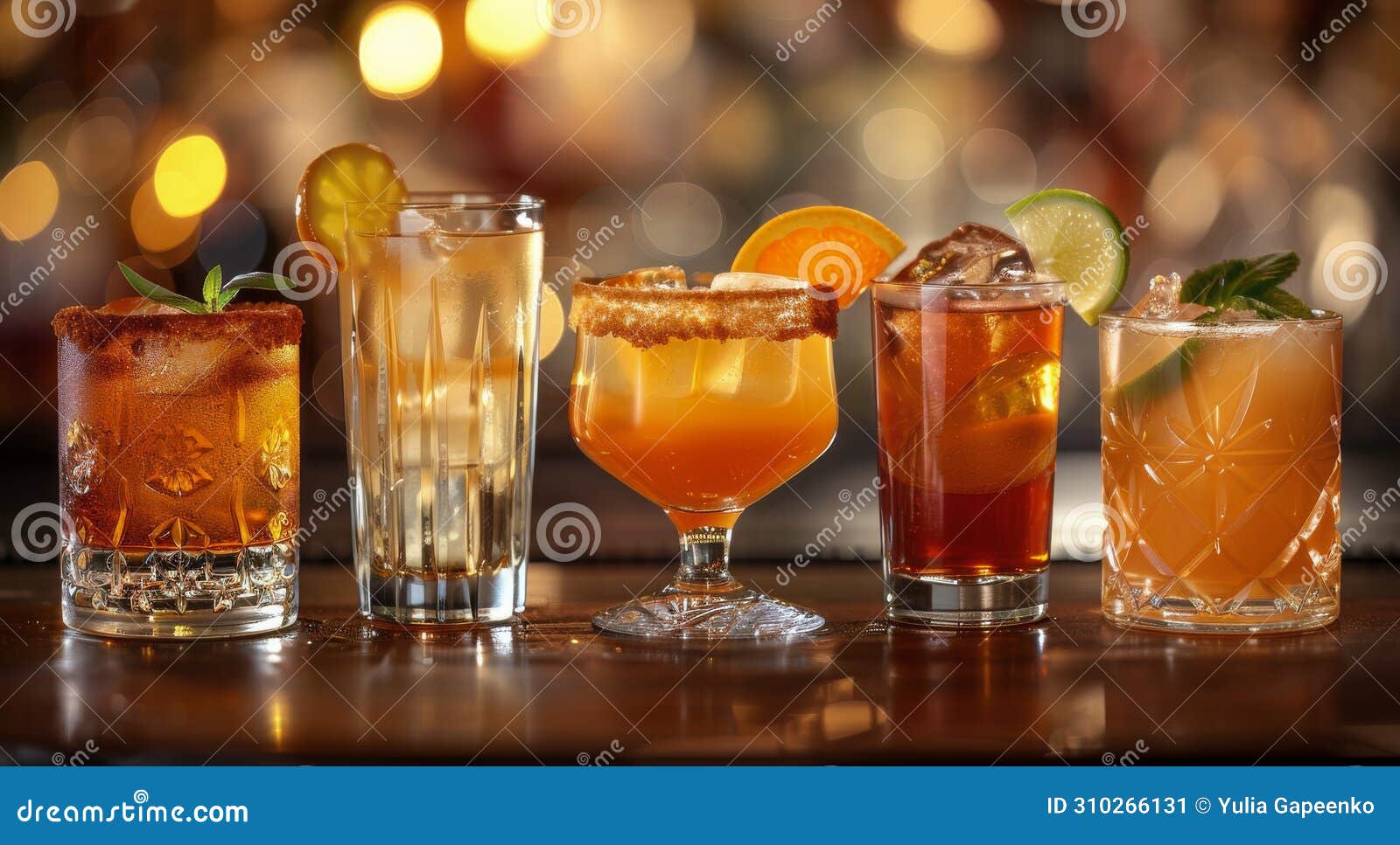 Varied Drinks Spread on Table Stock Image - Image of selection, cans ...