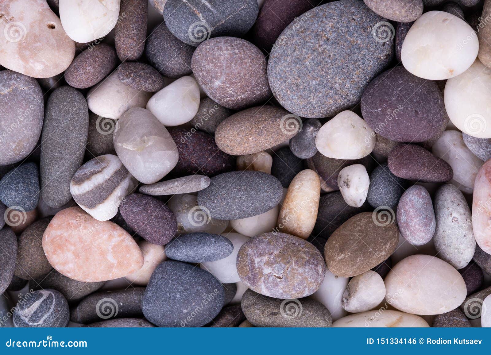 Varied Pebbles Top View Texture Stock Photo - Image of shape, health ...