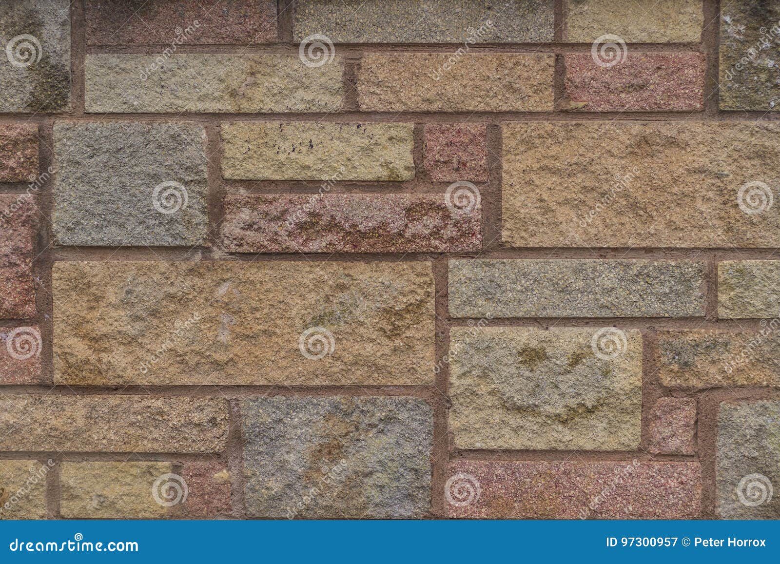 Varied Sized and Color Brick Background Texture Stock Image - Image of ...