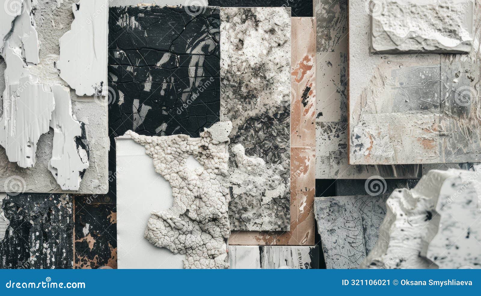 Varied Textured Surfaces with Aging and Distressed Patterns Stock Image ...