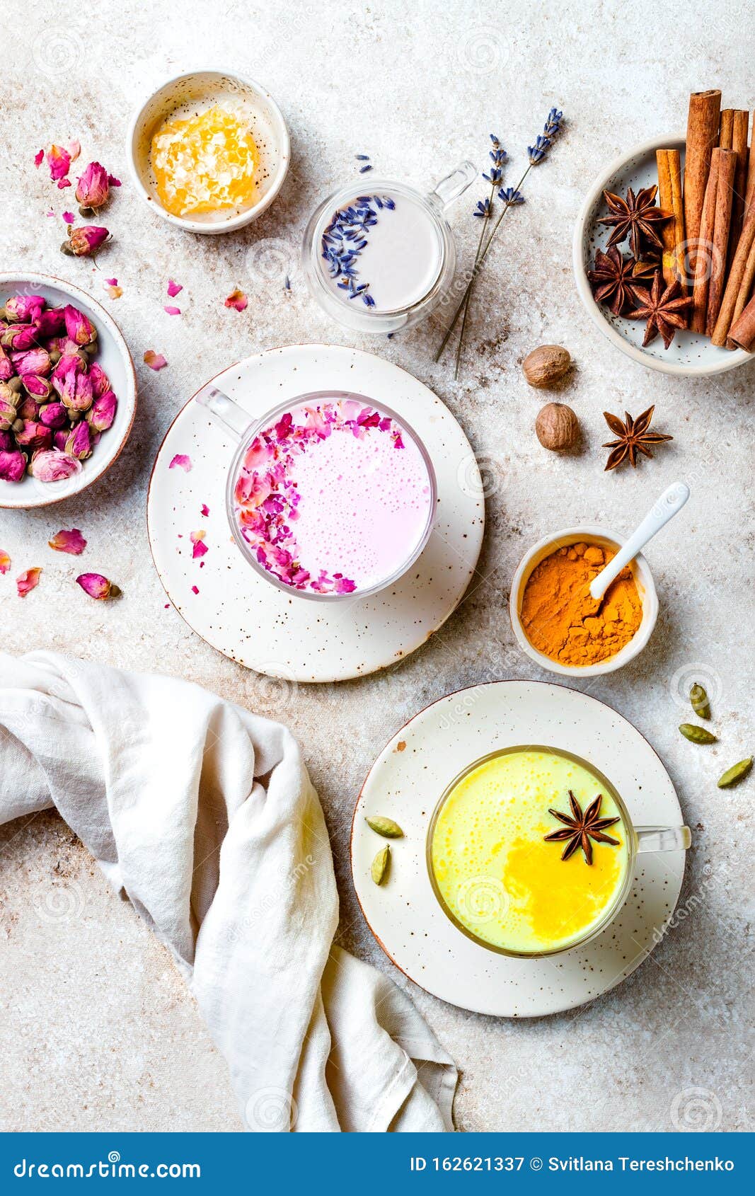 Variedade De Leite Lua Para Dormir Melhor Leite De Ouro, Leite De Rosa E Leite De Lua Lavanda ...