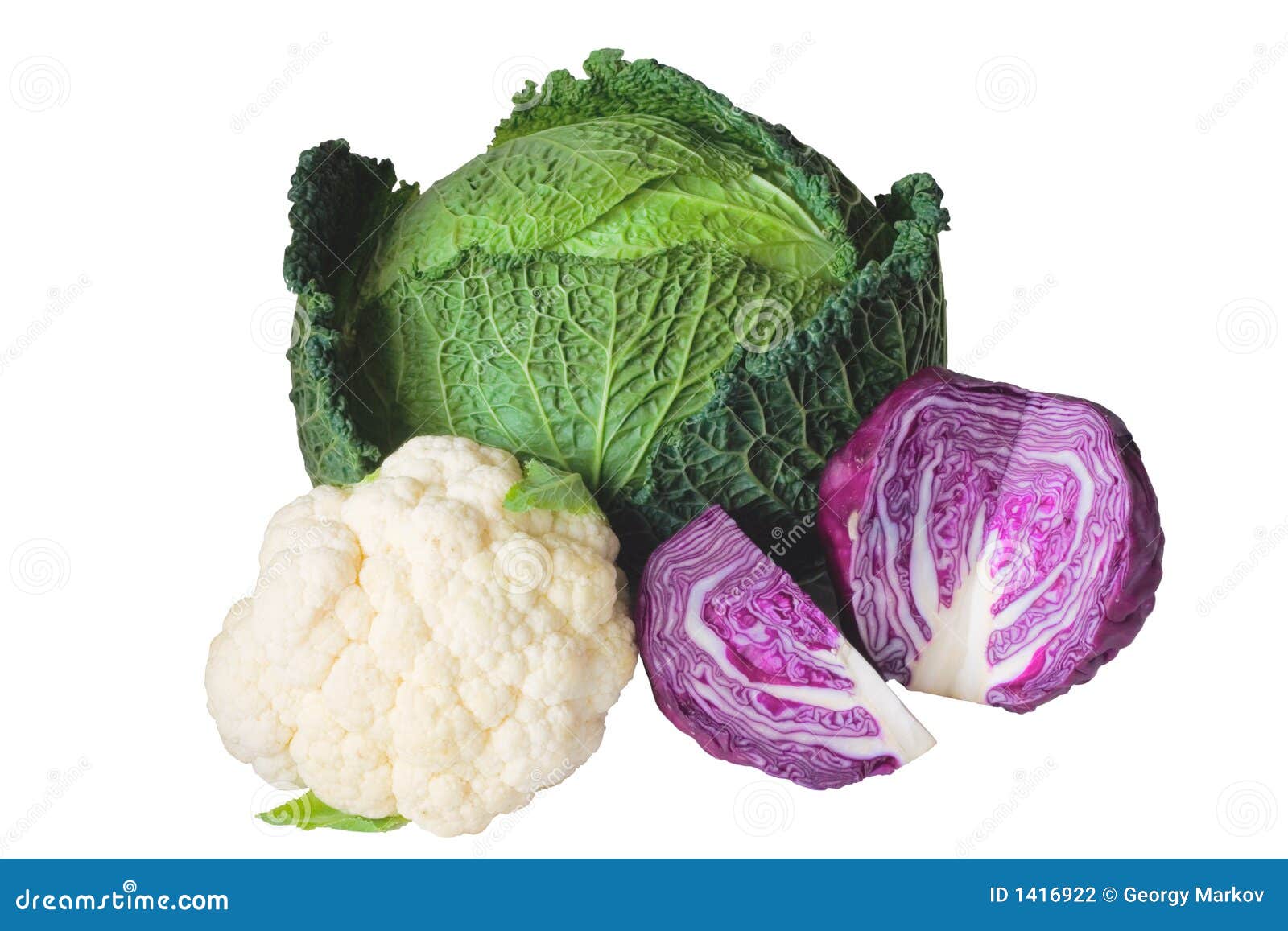 Variedades de la col foto de archivo. Imagen de alimento - 1416922