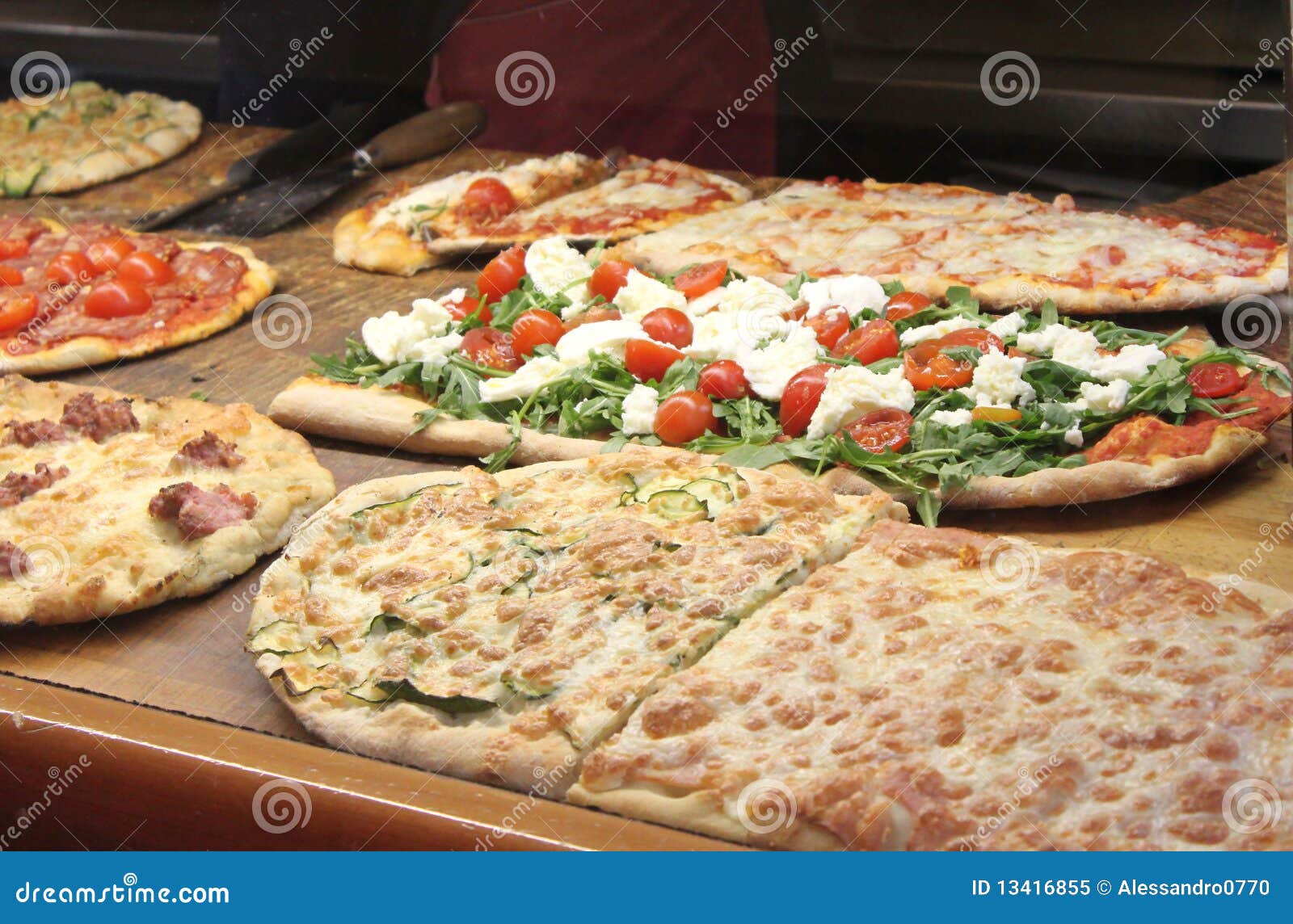 Variedades Diferentes De Pizza Imagem de Stock - Imagem de pizzaria ...