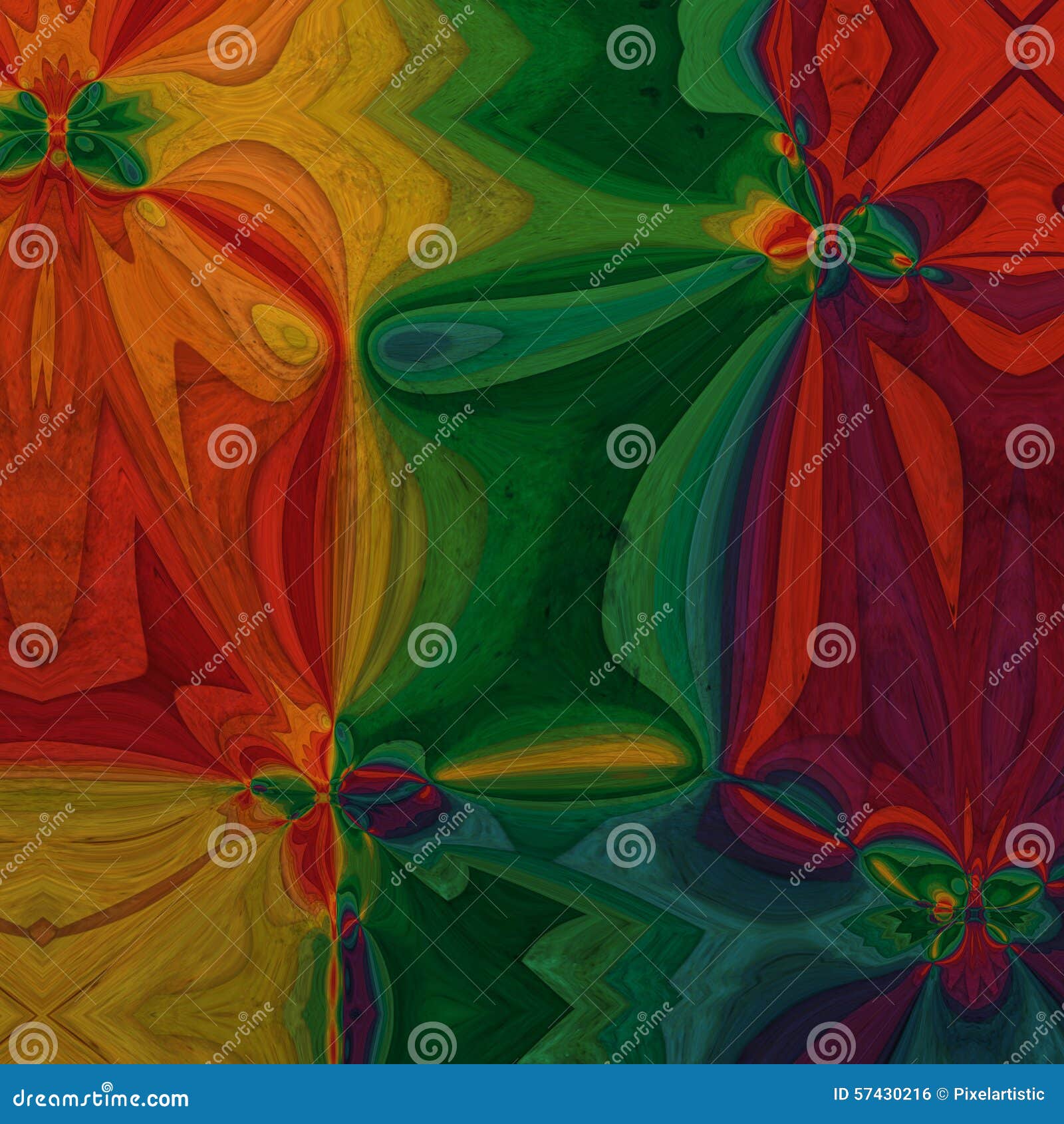 Variegated Abstract with Blending Effect Stock Illustration ...