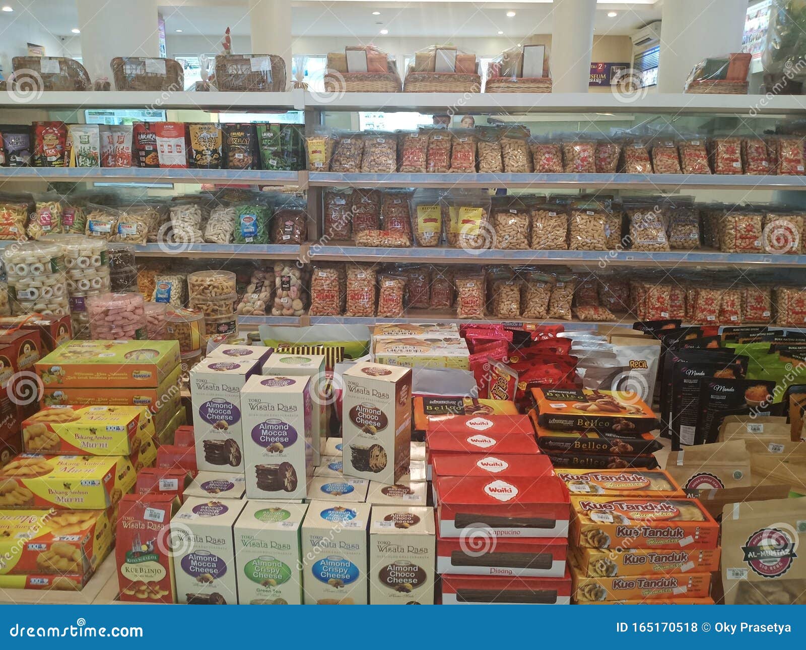 Varieties of Snack Display at Supermarket Editorial Stock Photo - Image ...