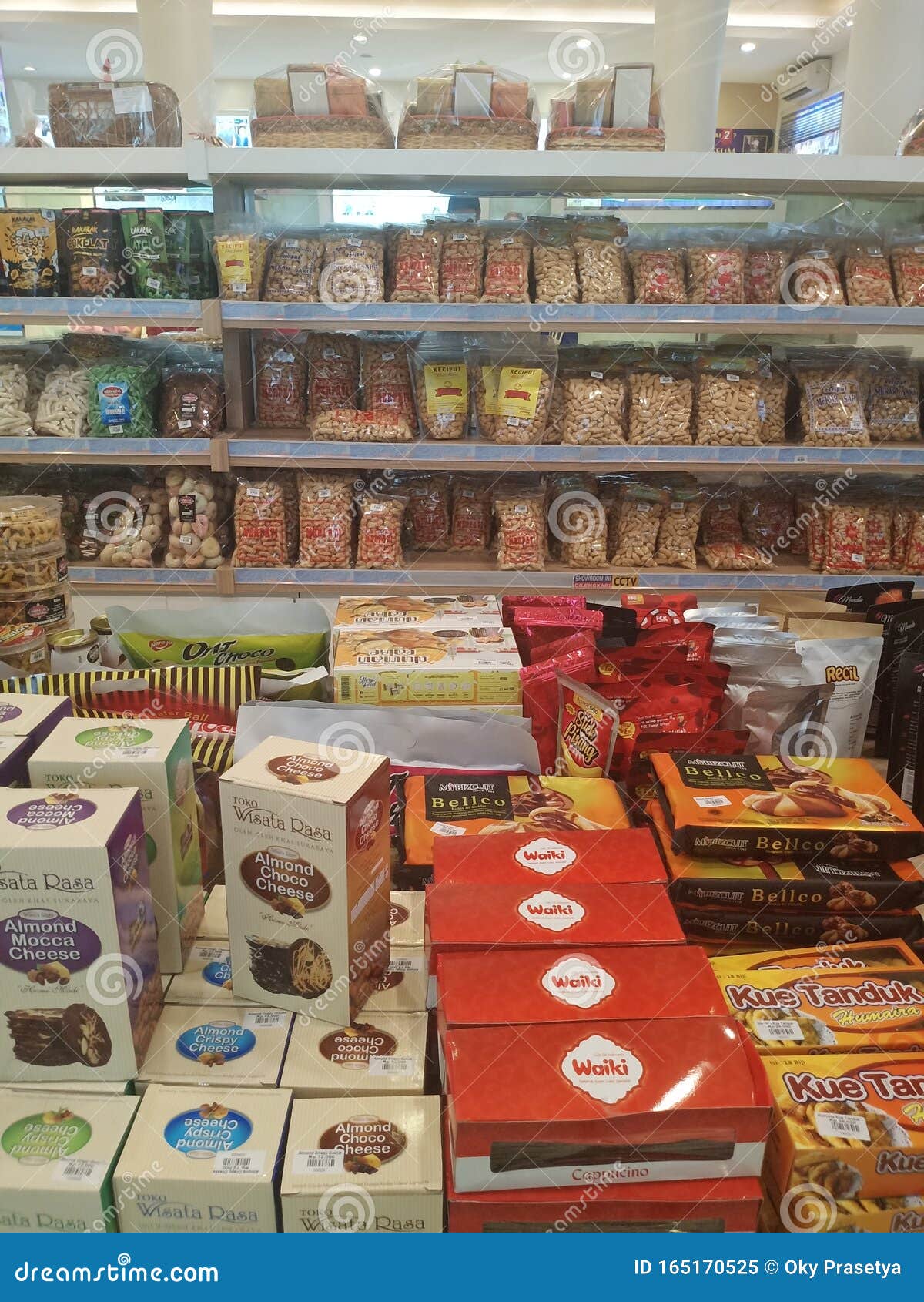 Varieties of Snack Display at Supermarket Editorial Image - Image of ...