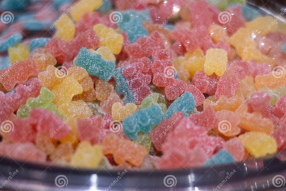 Varieties of Sugary Gummies and Candies in Various Shapes and Colors ... Varieties of Sugary Gummies and Candies in Various Shapes and Colors ...