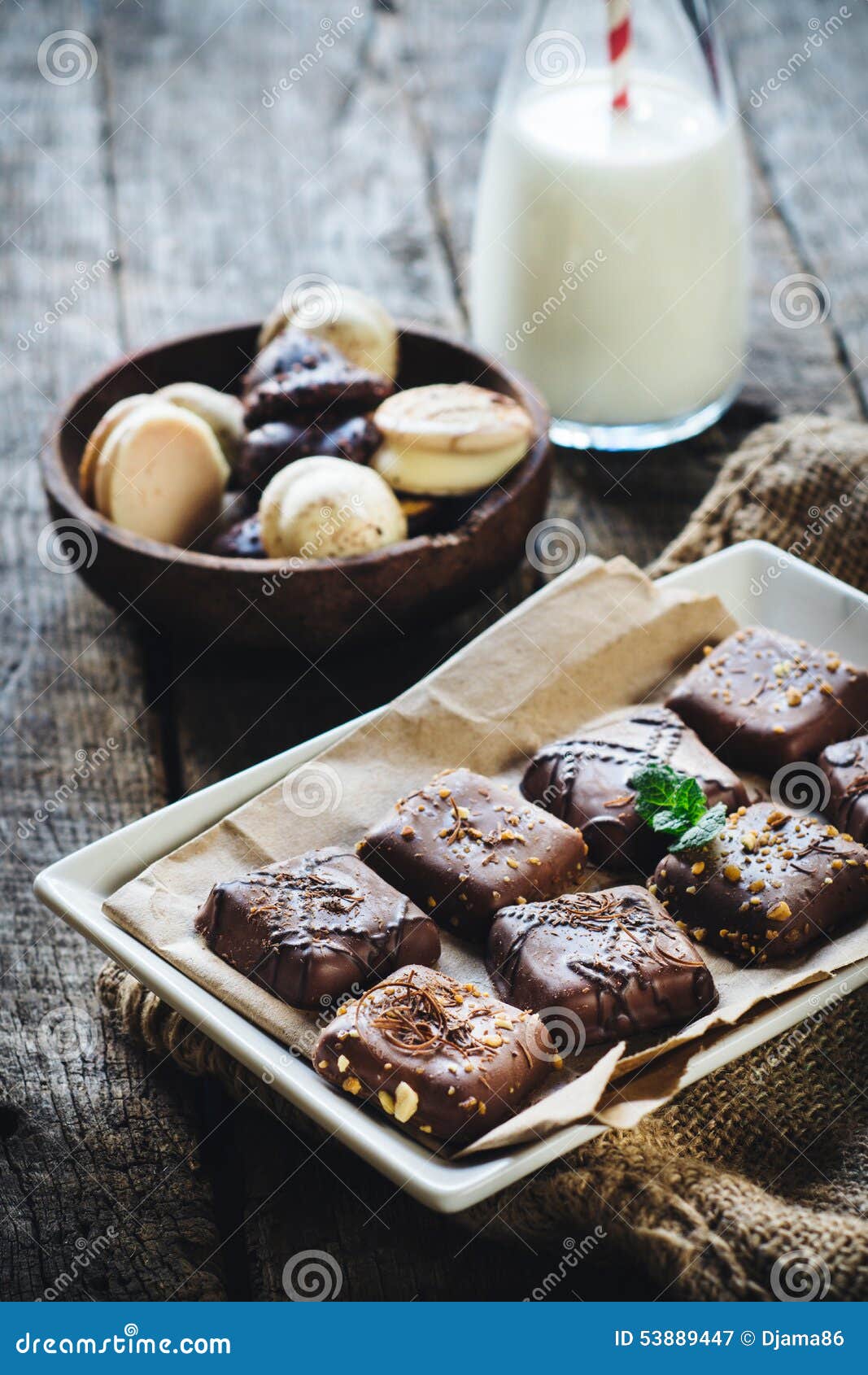 Variety biscuits stock image. Image of milk, fattening - 53889447