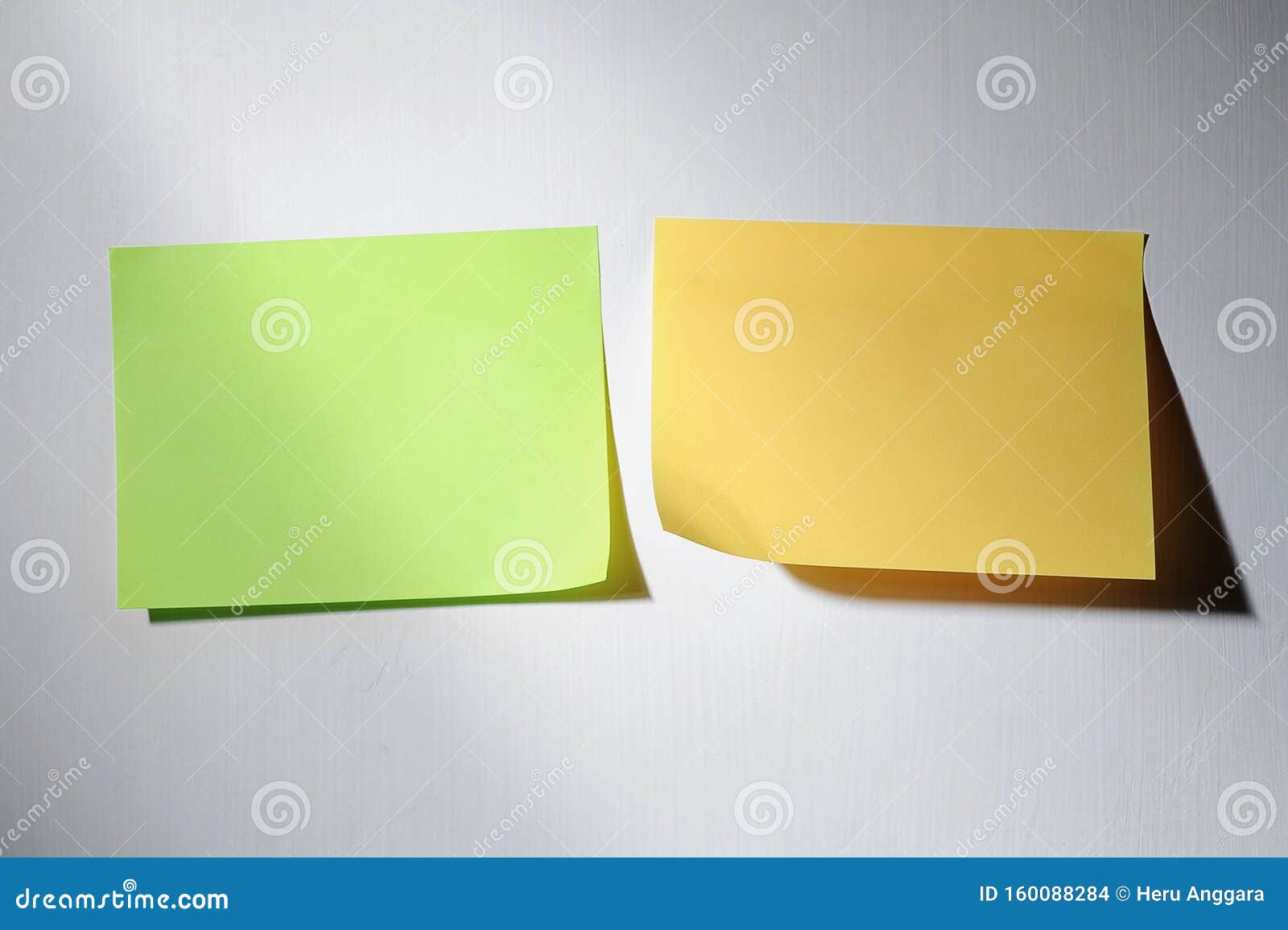 Variety of Blank Post it Note, Stick Note Paper, Isolated on Grey Stock ...
