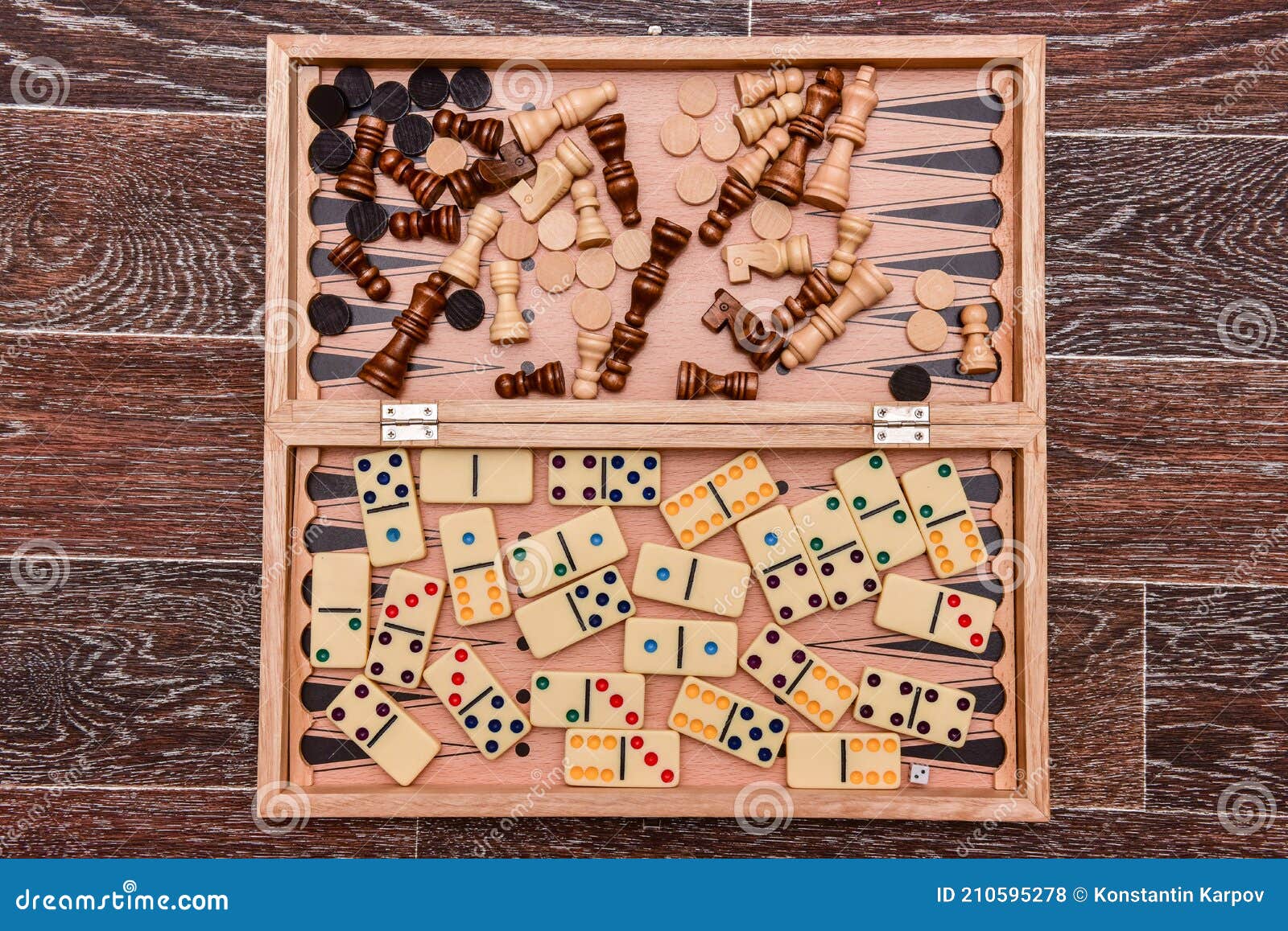 A Variety of Board Game Pieces. a Background Miscellaneous Board Game ...