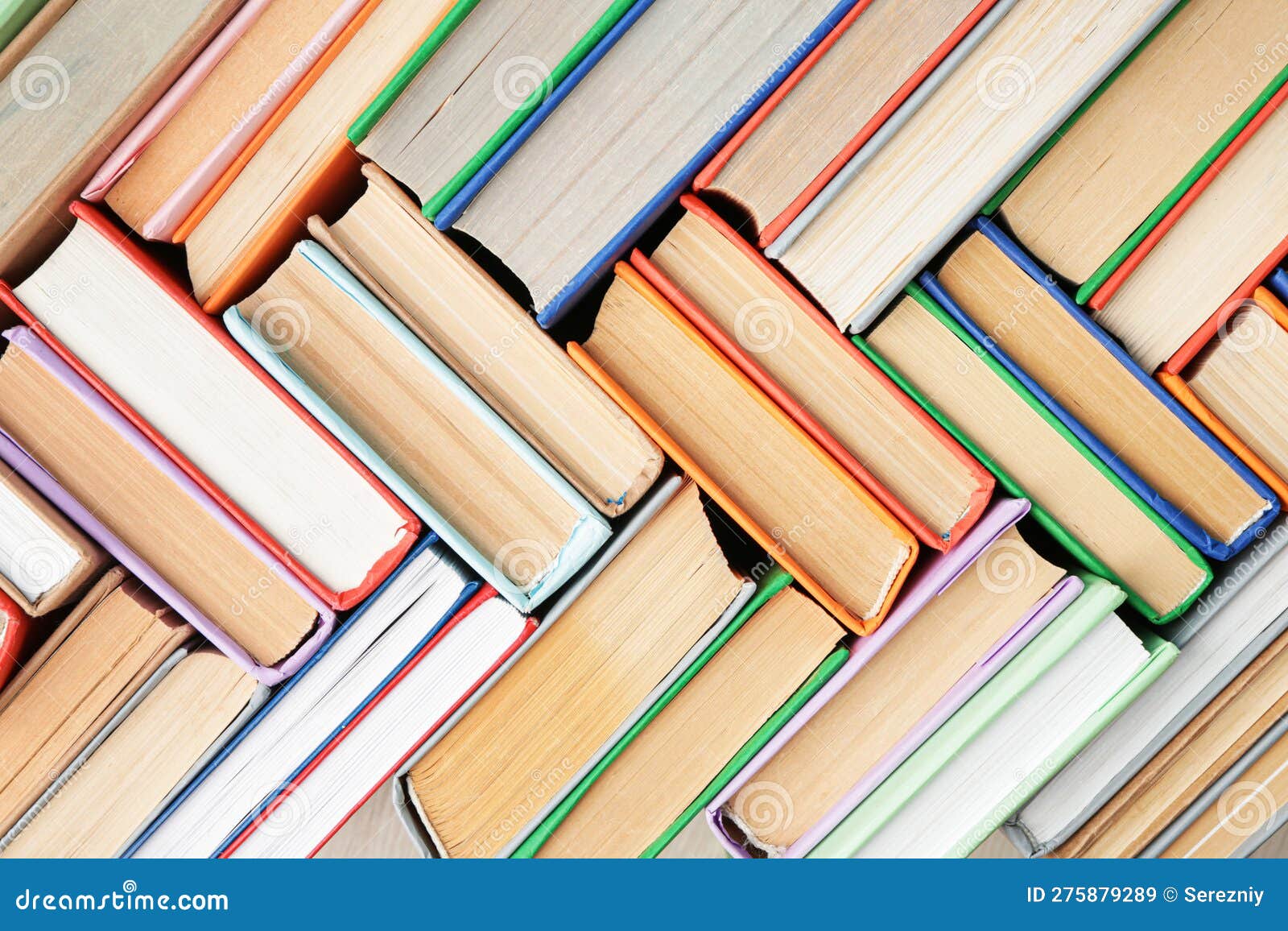 Many Different Books As Background Stock Image - Image of learning ...