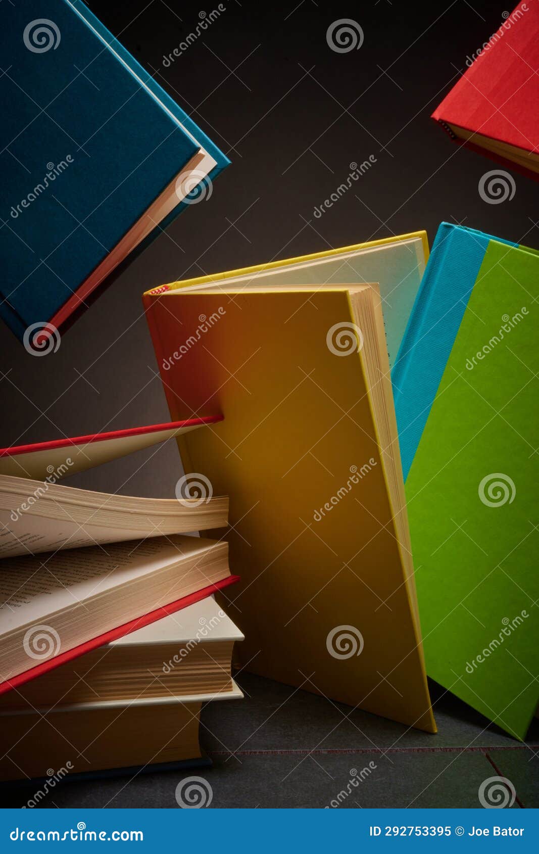 Variety of Books Ready for Reading Stock Image - Image of bestseller ...