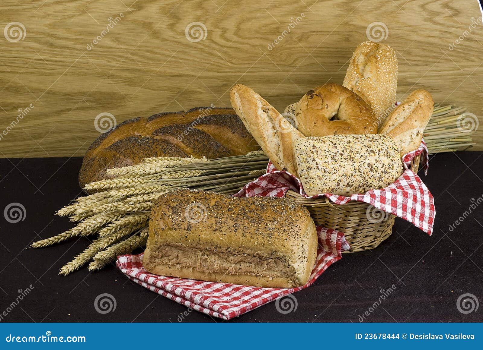 Variety of bread stock photo. Image of fiber, crust, grocery - 23678444
