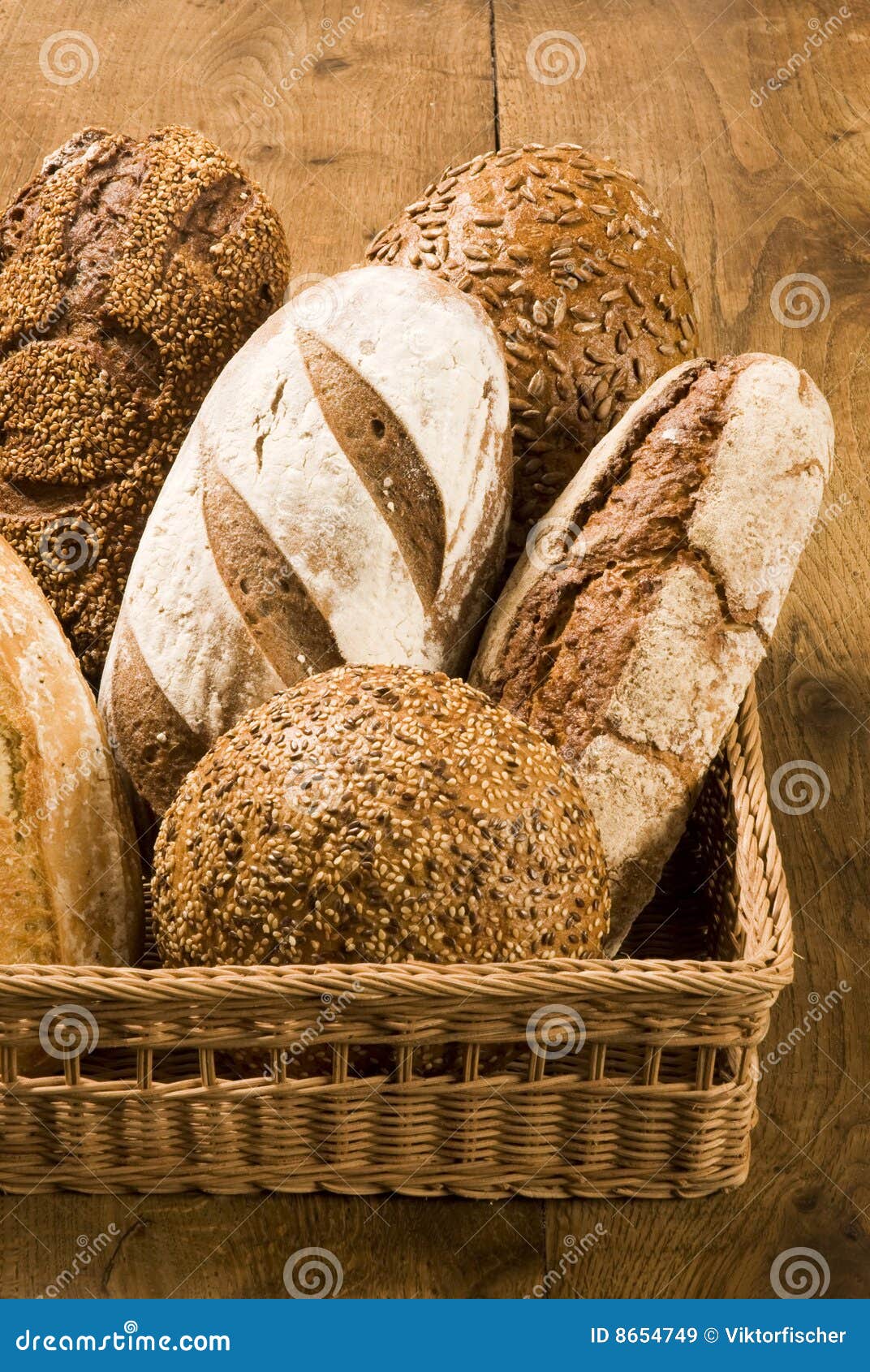 Variety of brown bread stock image. Image of rustic, food - 8654749