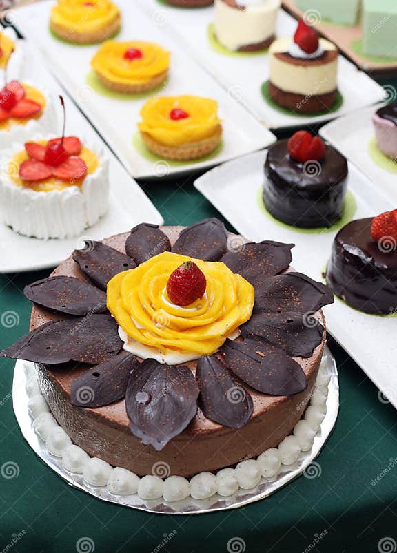Variety of cakes stock photo. Image of pastry, varieties - 16325500