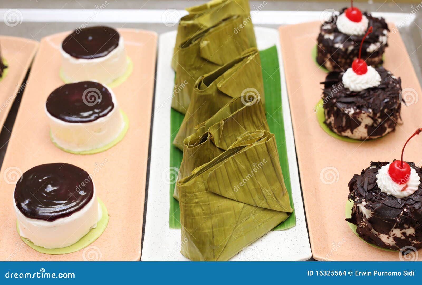 Variety of cakes stock photo. Image of horizontal, pastry - 16325564