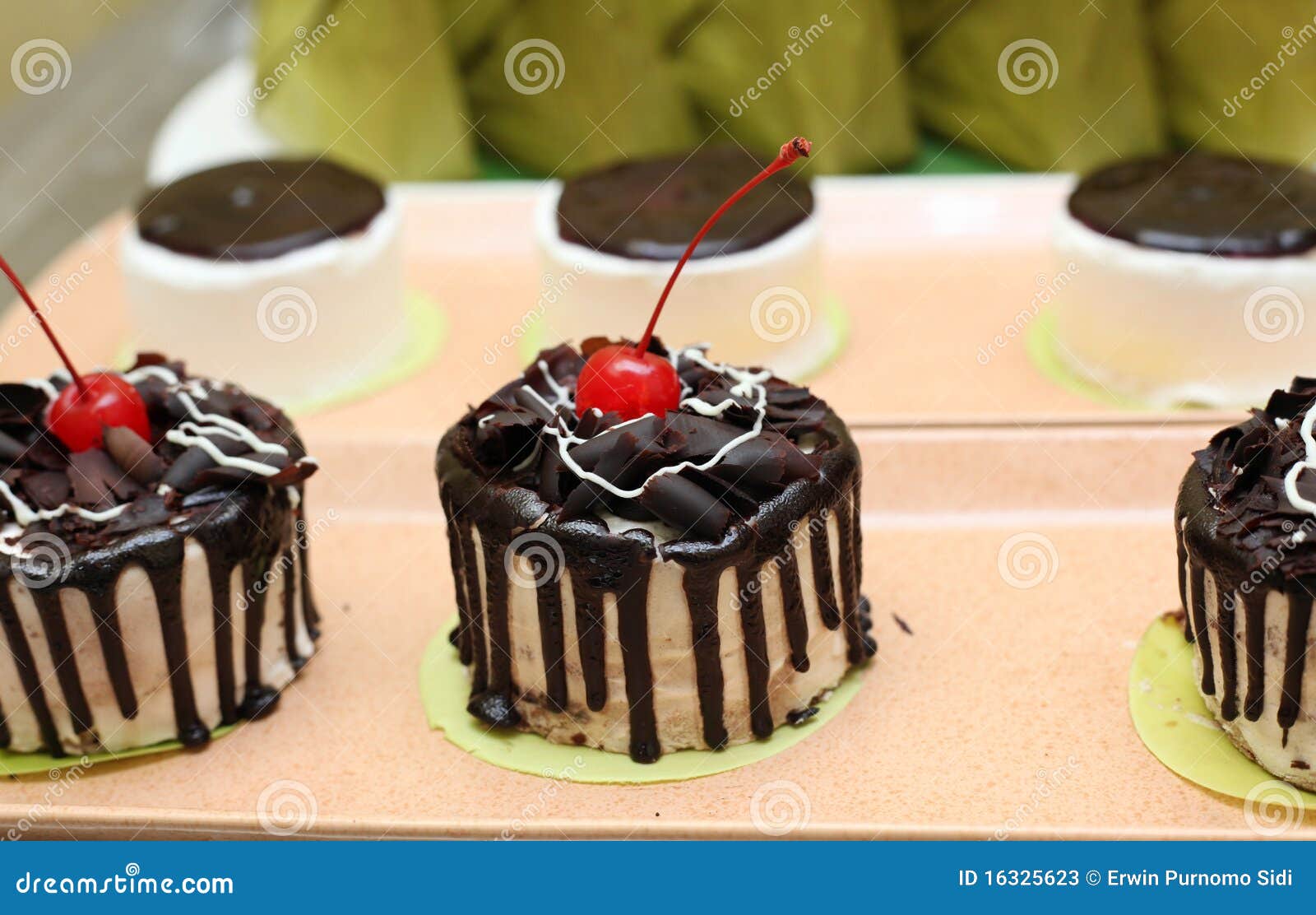 Variety of cakes stock image. Image of horizontal, fruit - 16325623