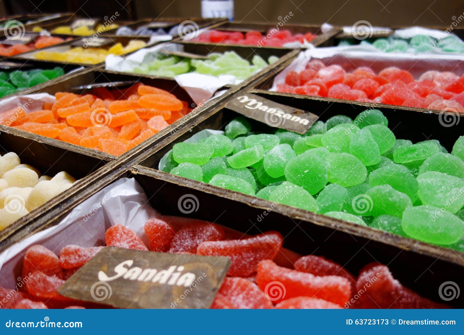 Variety of candy stock image. Image of food, green, sweet - 63723173
