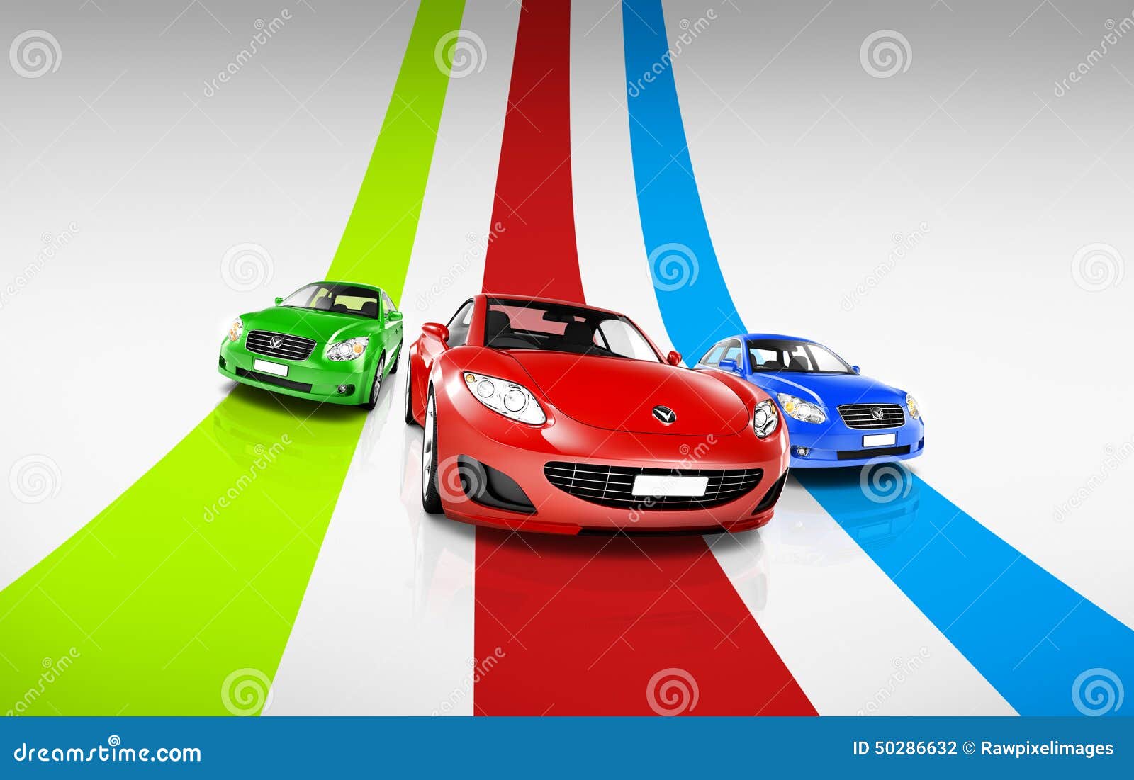 Variety Car Collection Contemporary Transportation Concept Stock Photo ...
