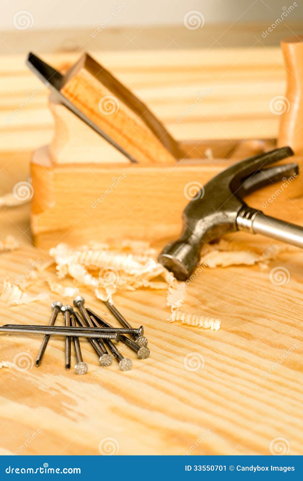 A Variety of Carpenter Tools Stock Image - Image of hammer, slat: 33550701