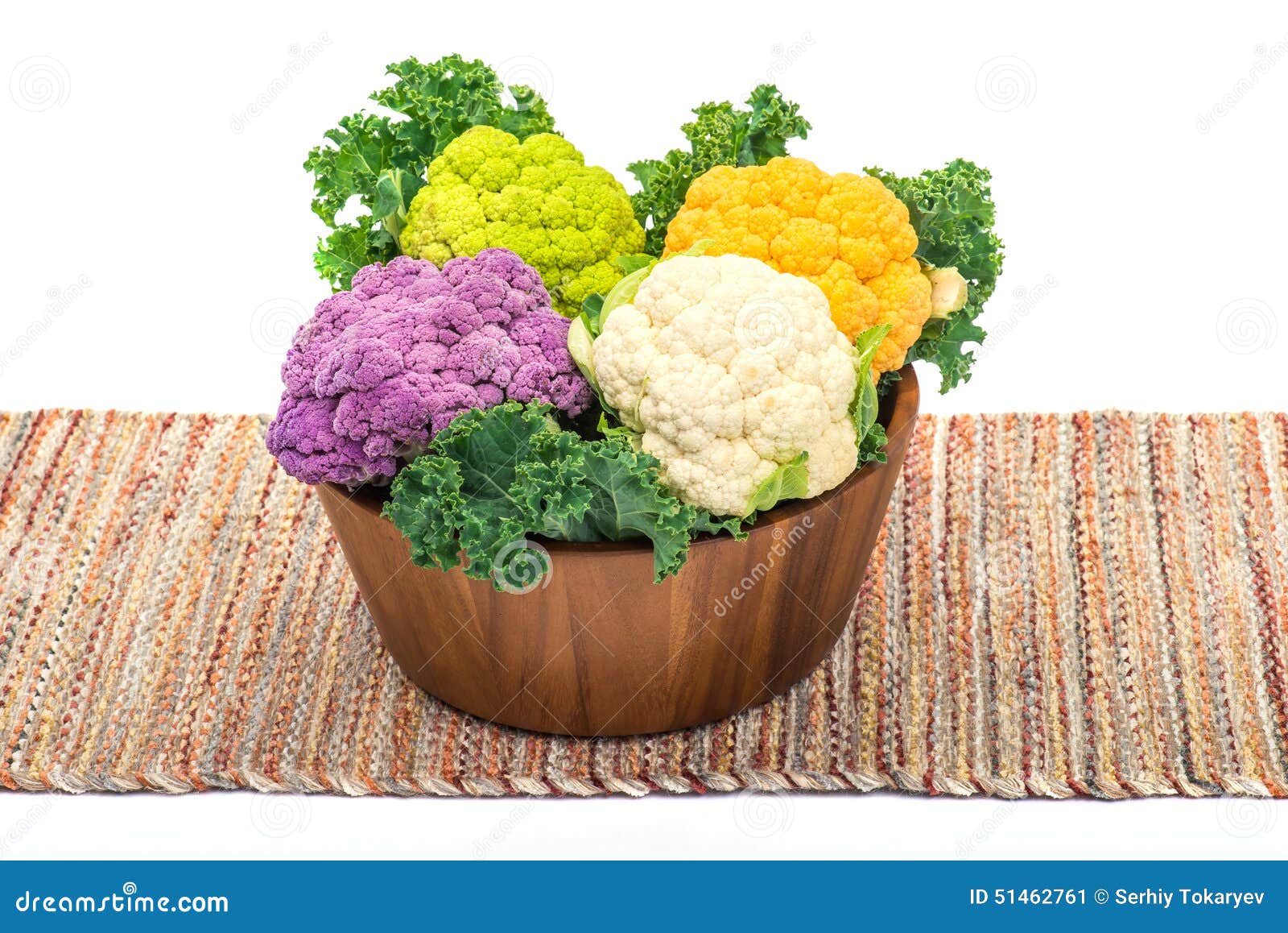 Variety cauliflower stock image. Image of varieties, garlic - 51462761