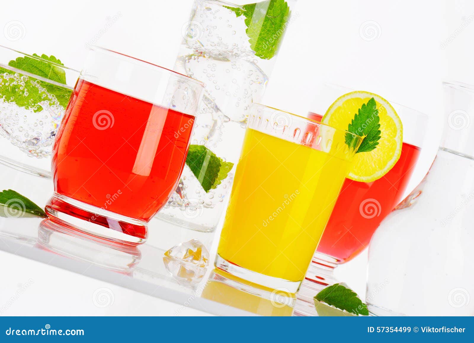 Variety of cold drinks stock image. Image of chilled - 57354499