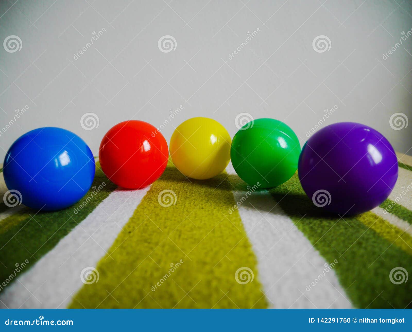 Variety color plastic ball stock photo. Image of variety - 142291760