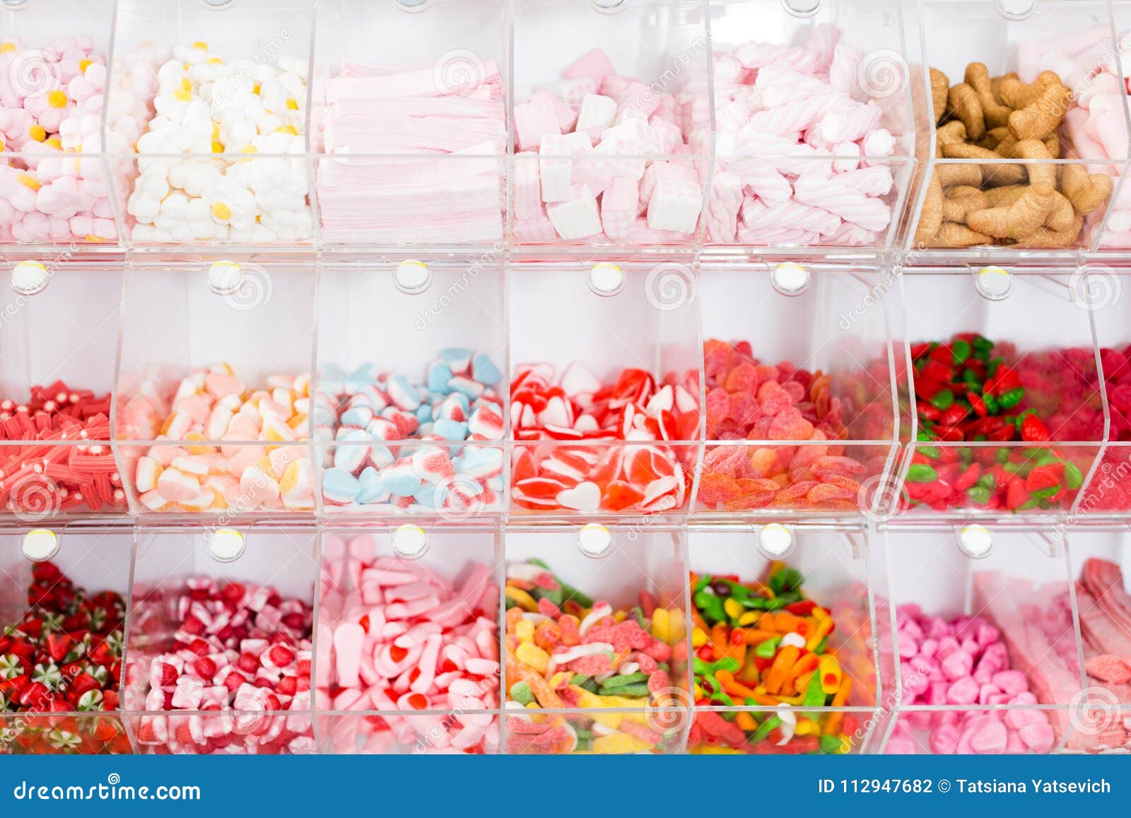 Colored Sweets on the Store Shelves Stock Photo - Image of candy, mixed ...