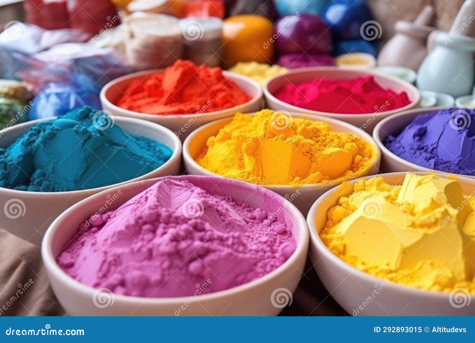 Variety of Colorful Dough for Pottery Making Stock Image - Image of ...