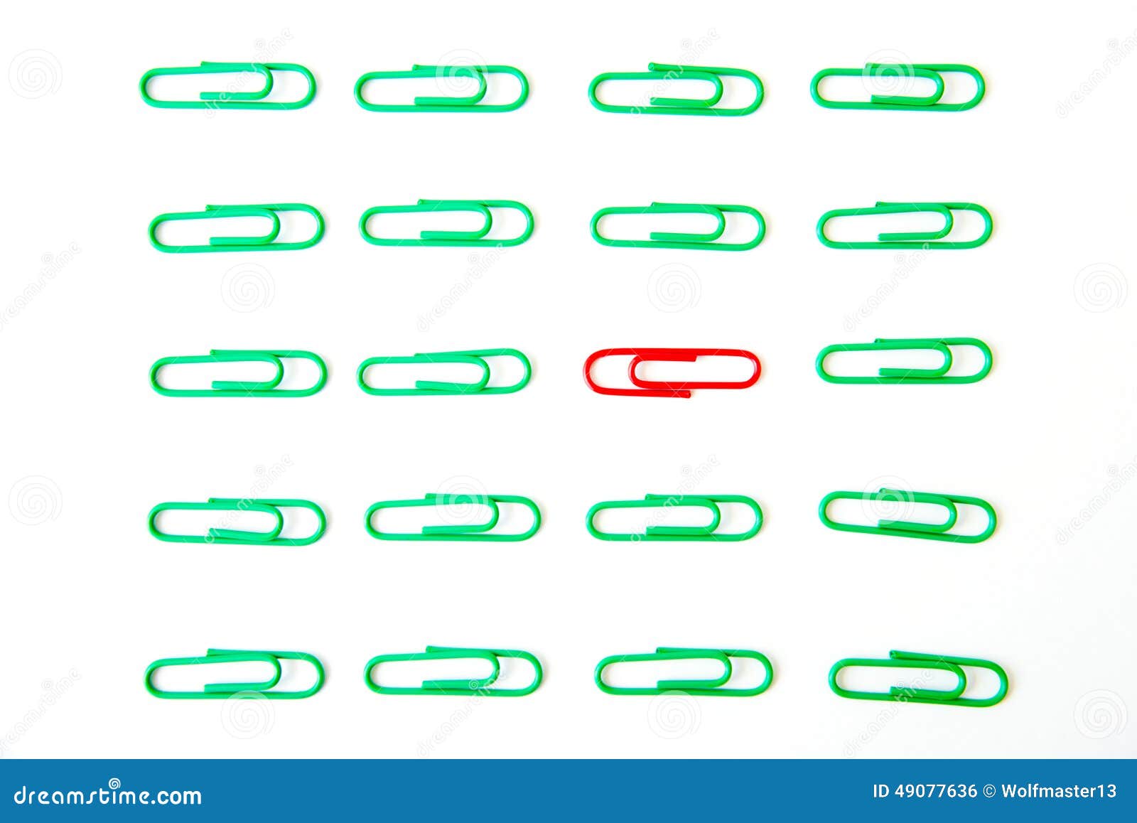 Variety of Colorful Paper Clips, Different Object Concept Stock Photo ...