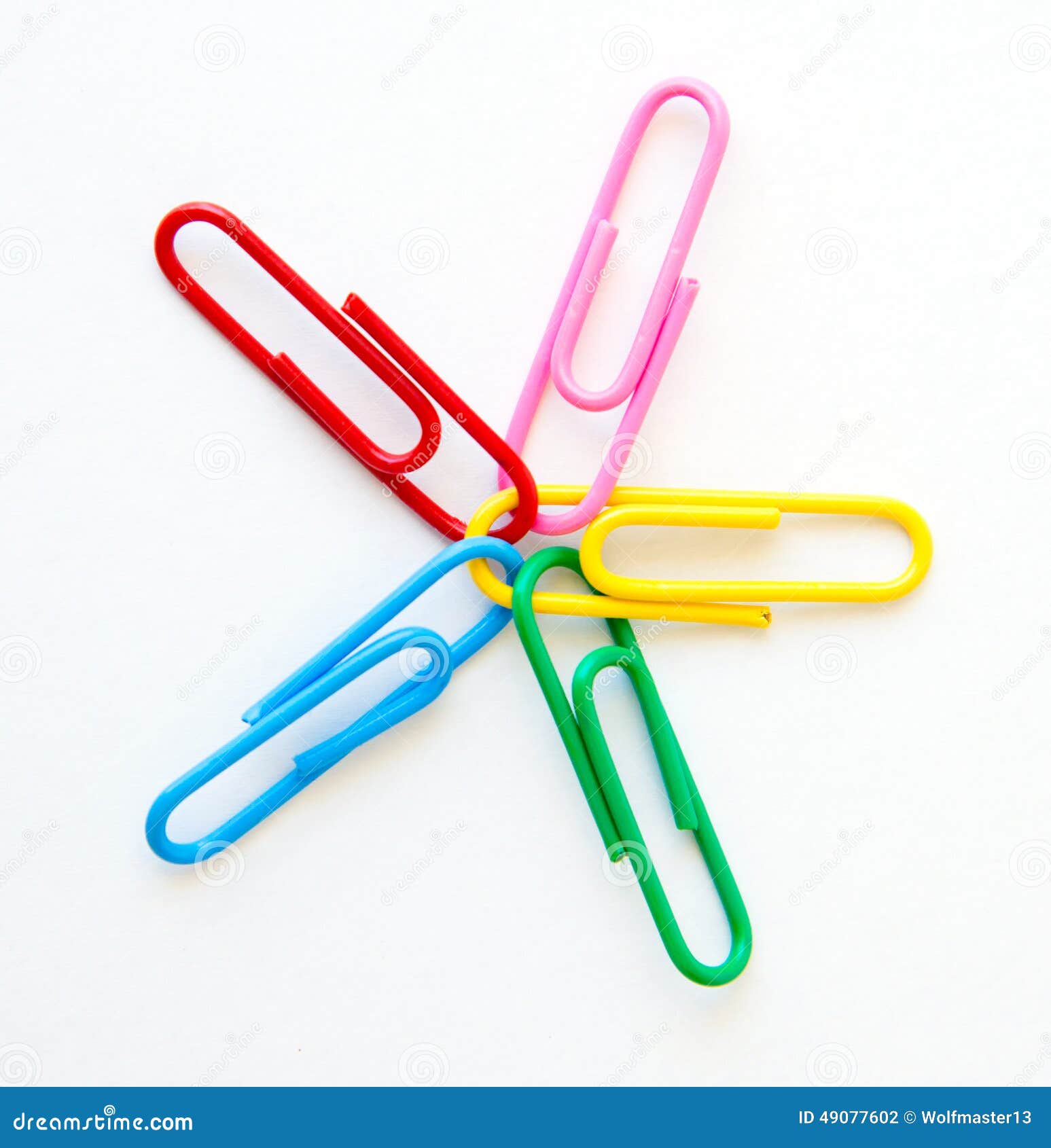 Variety of Colorful Paper Clips : Question Mark Shape Stock Photo ...