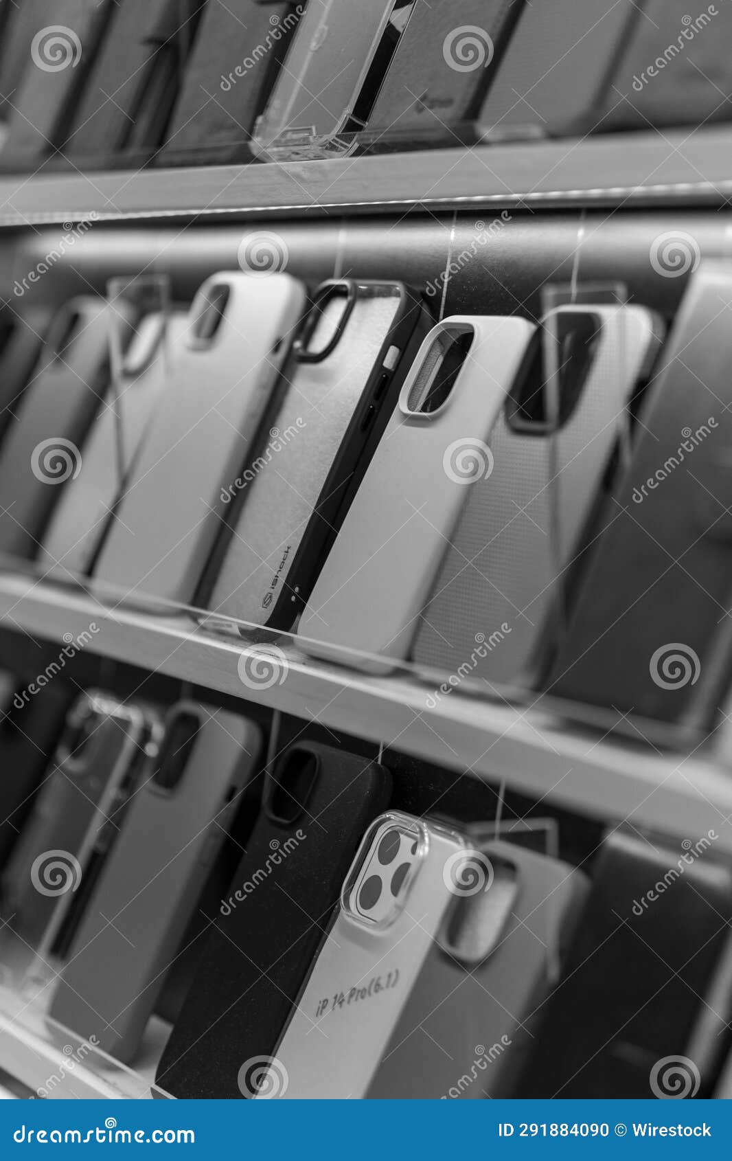 Variety of Colorful Smartphone Cases Arranged in Rows on a White ...