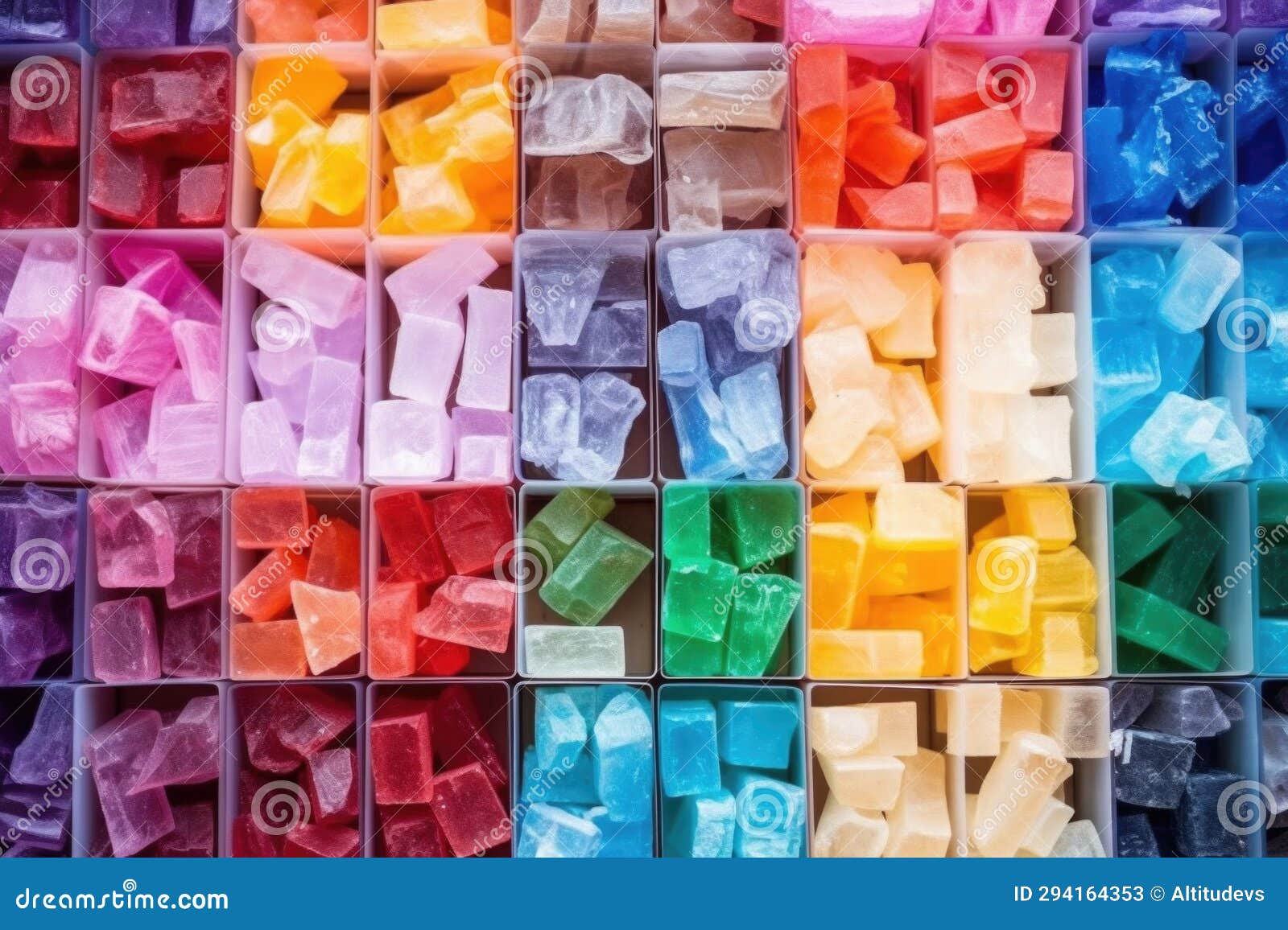 Variety of Colorful Soap Blocks Captured from Above Stock Image - Image ...